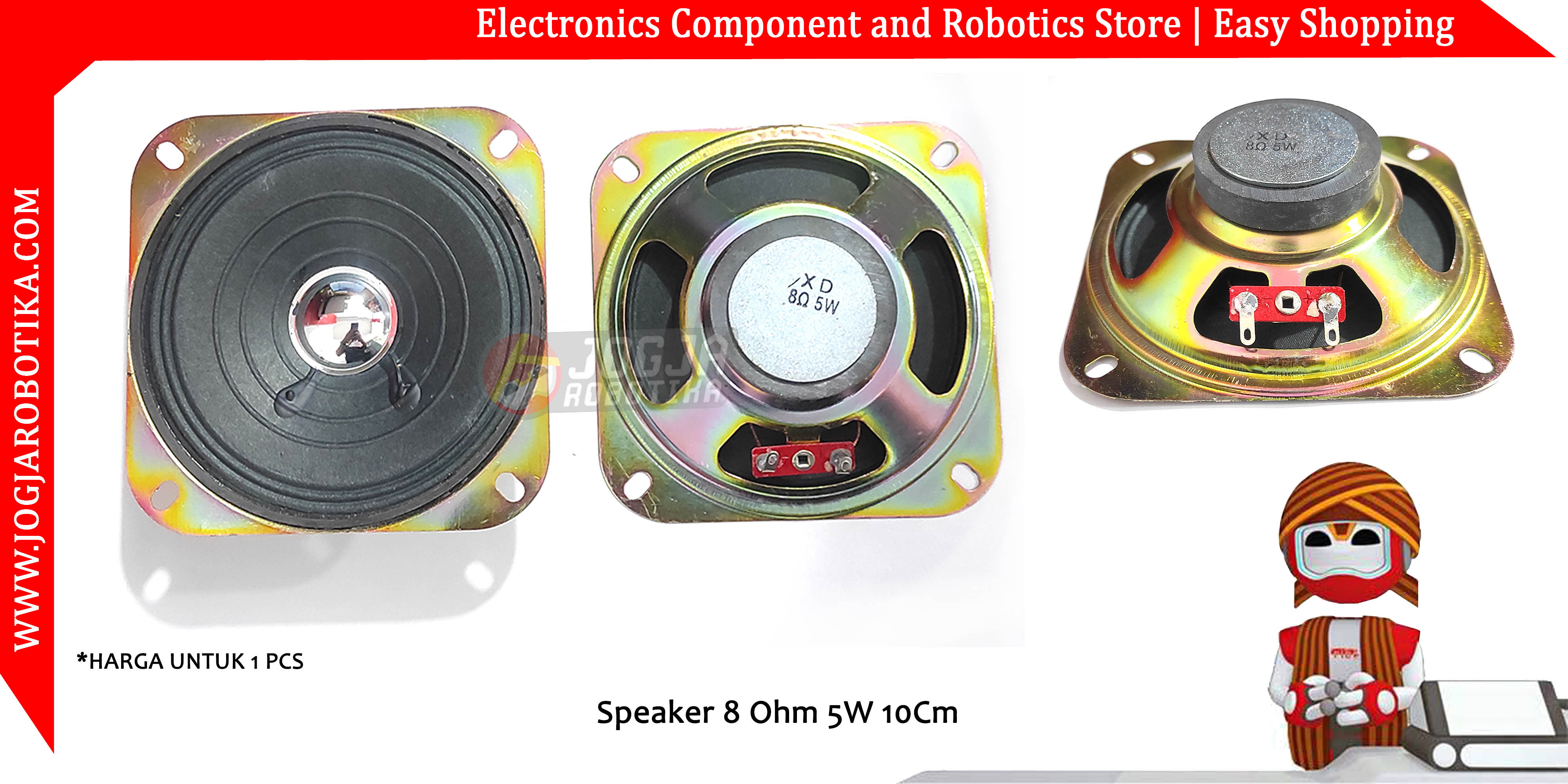 Speaker 8 Ohm 5W 10Cm