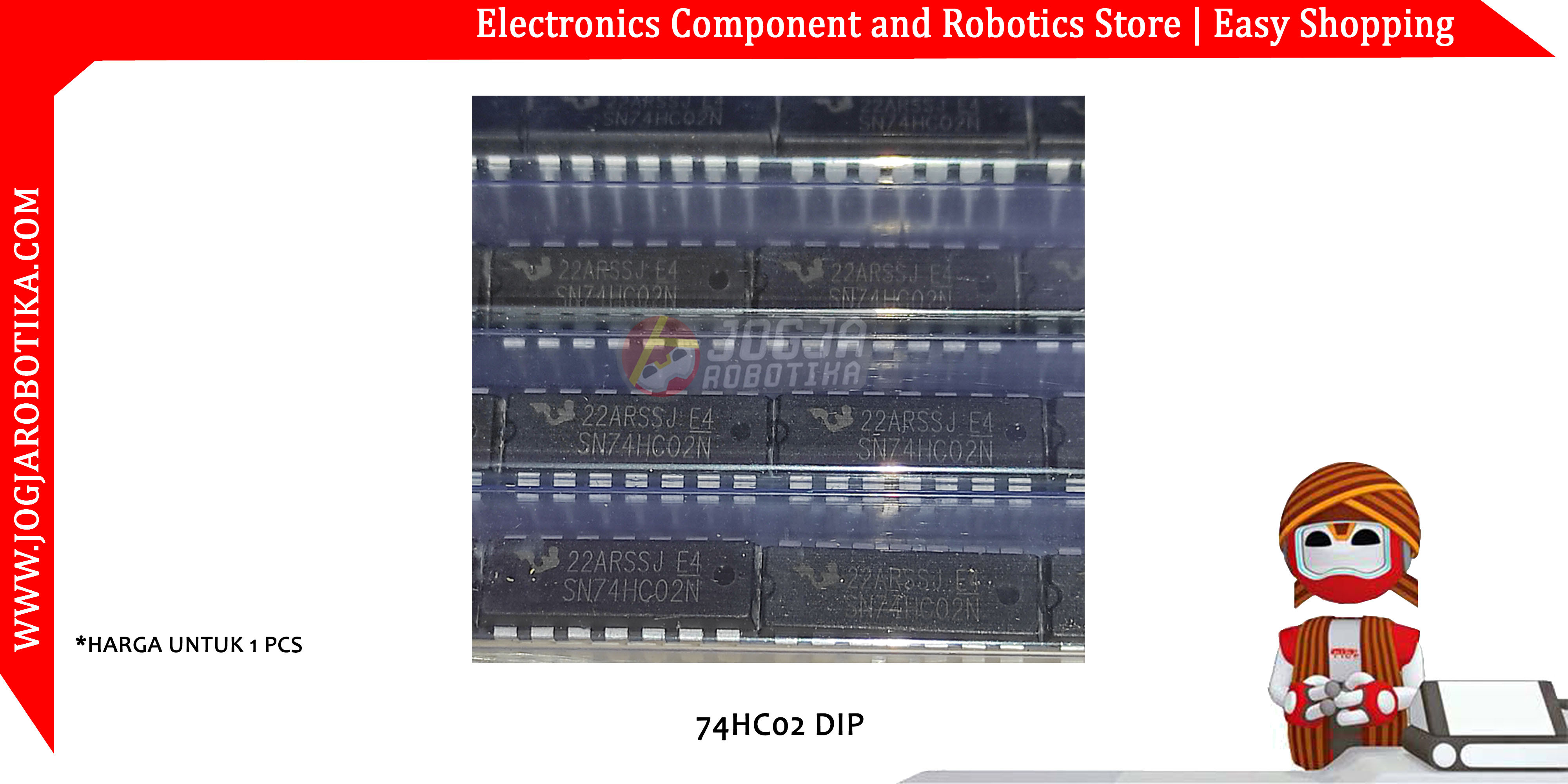 Jual 74HC02 DIP