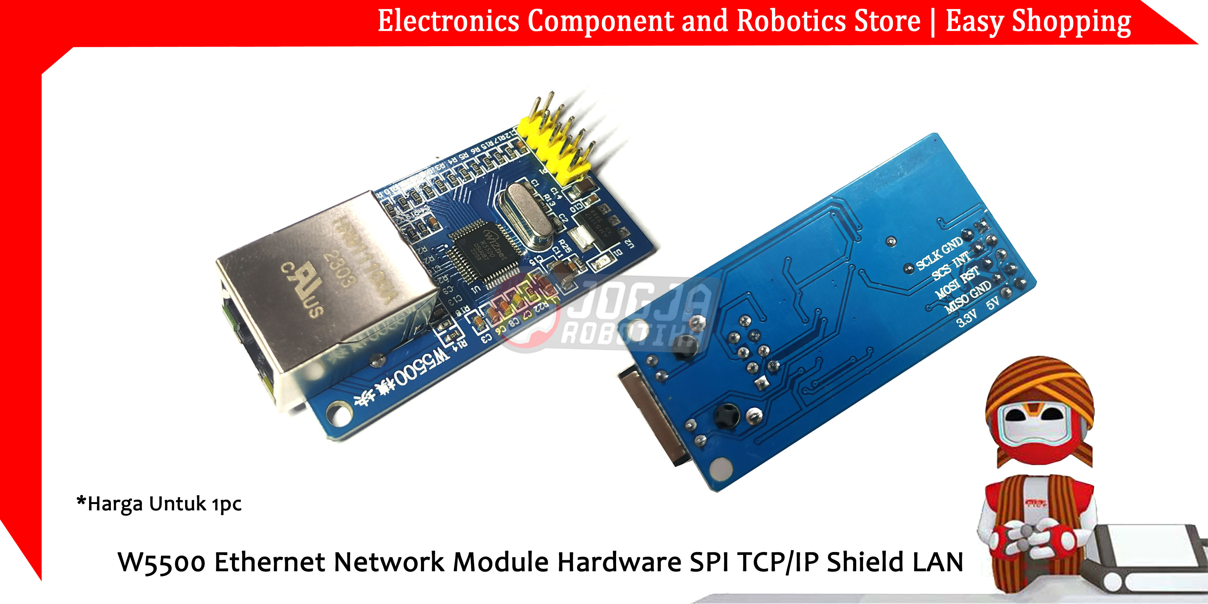 W5500 Ethernet Network Module Hardware SPI TCP/IP Shield LAN