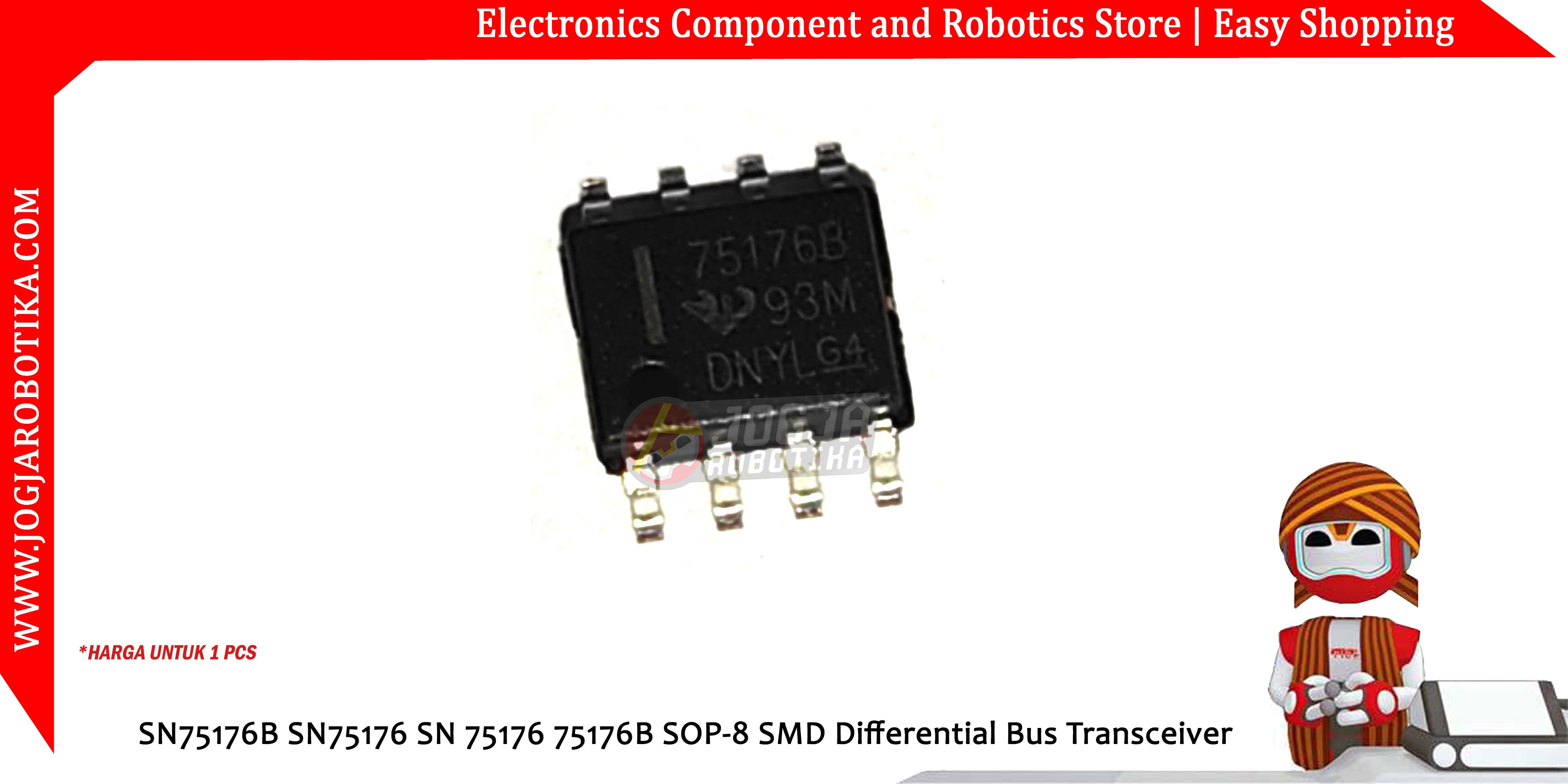 SN75176B SN75176 SN 75176 75176B SOP-8 SMD Differential Bus Transceiver