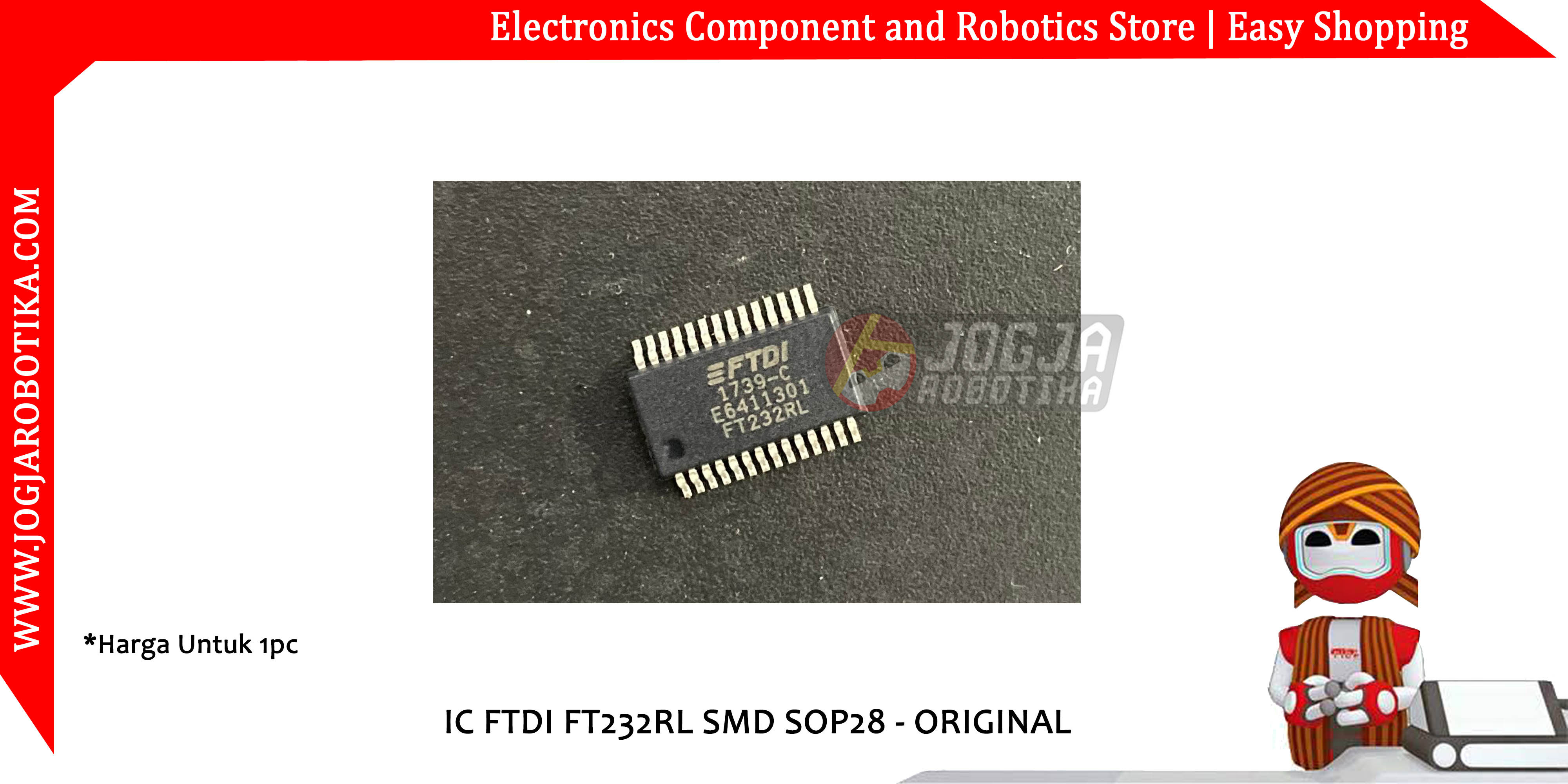 IC FTDI FT232RL FT 232 SMD SOP28 - ORIGINAL