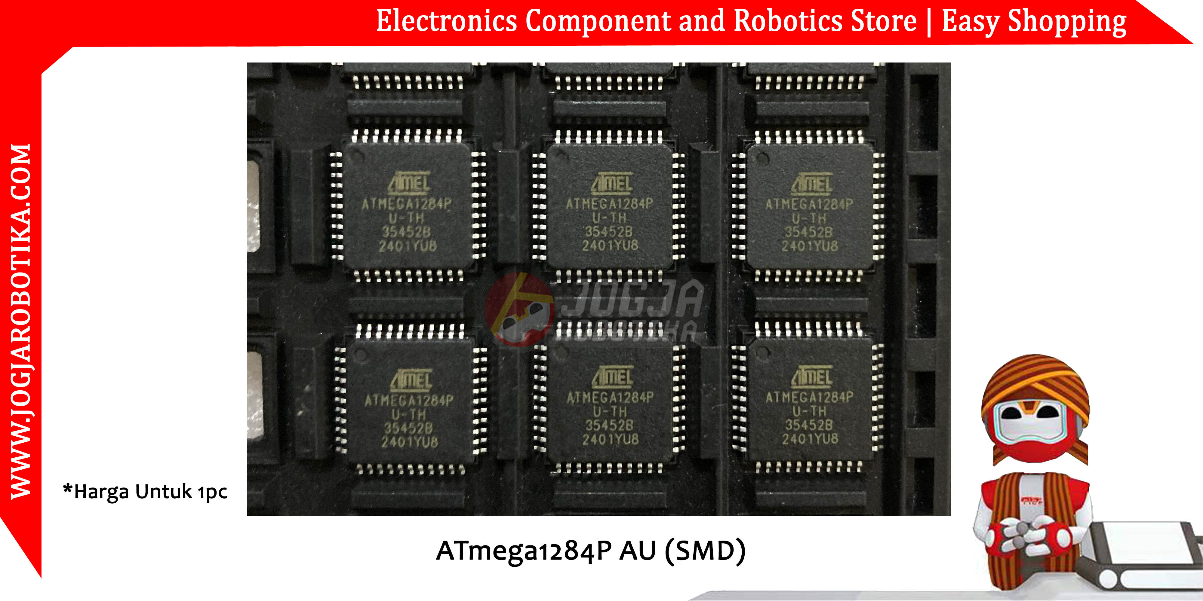 Jual ATmega1284P AU (SMD)