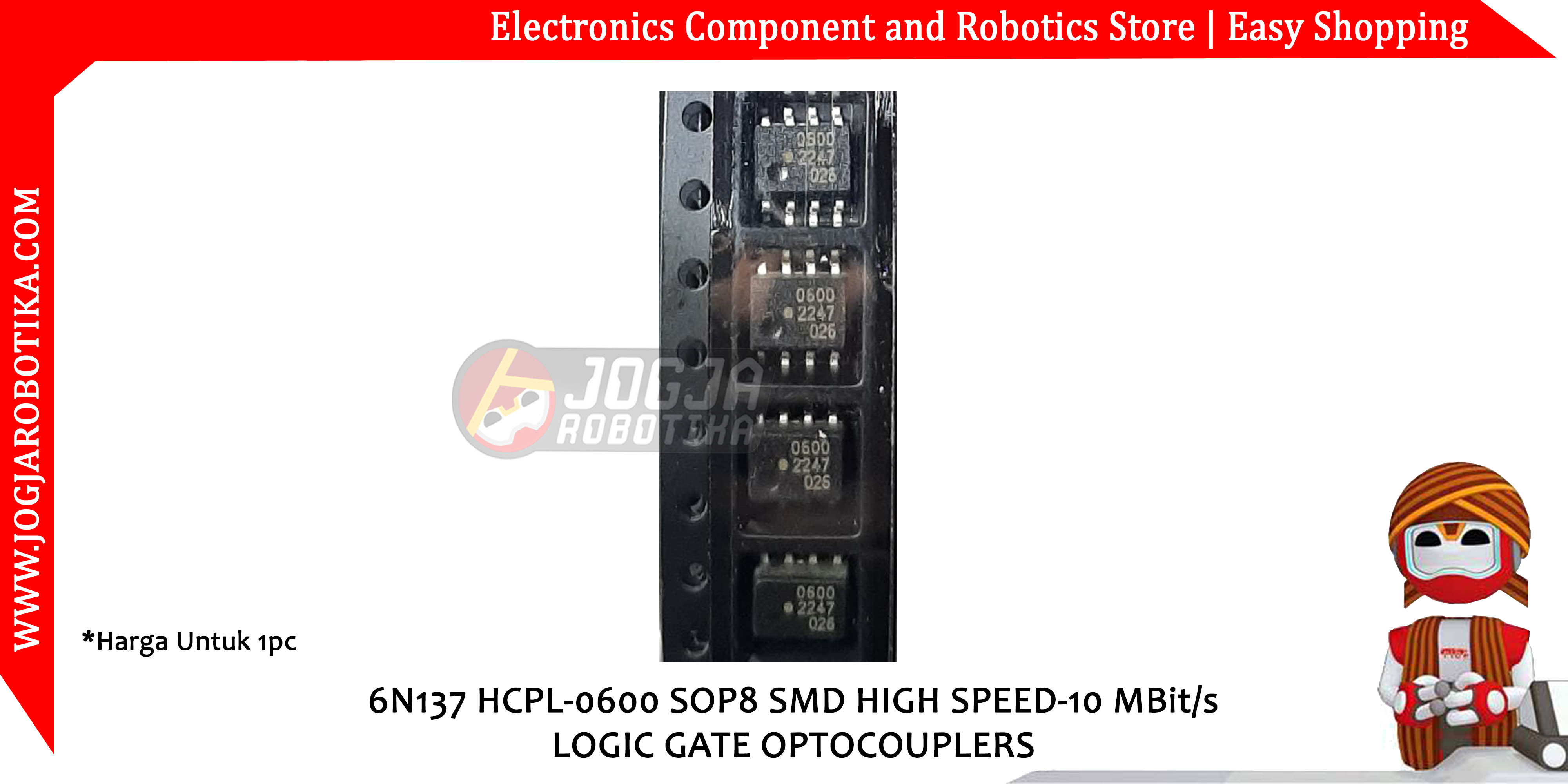 Jual 6N137 HCPL-0600