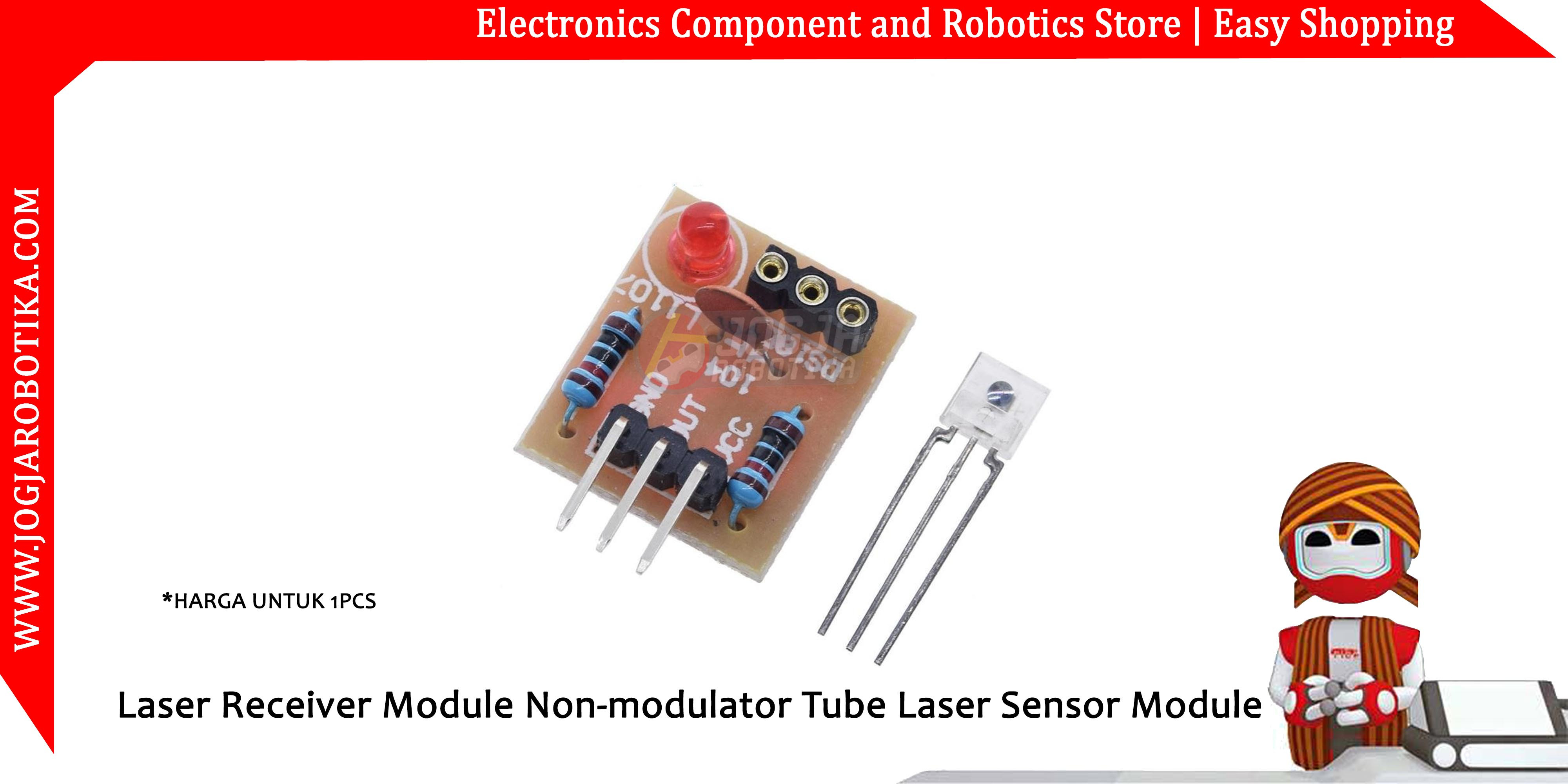 Jual Laser Receiver Module Non Modulator Tube Laser Sensor Module