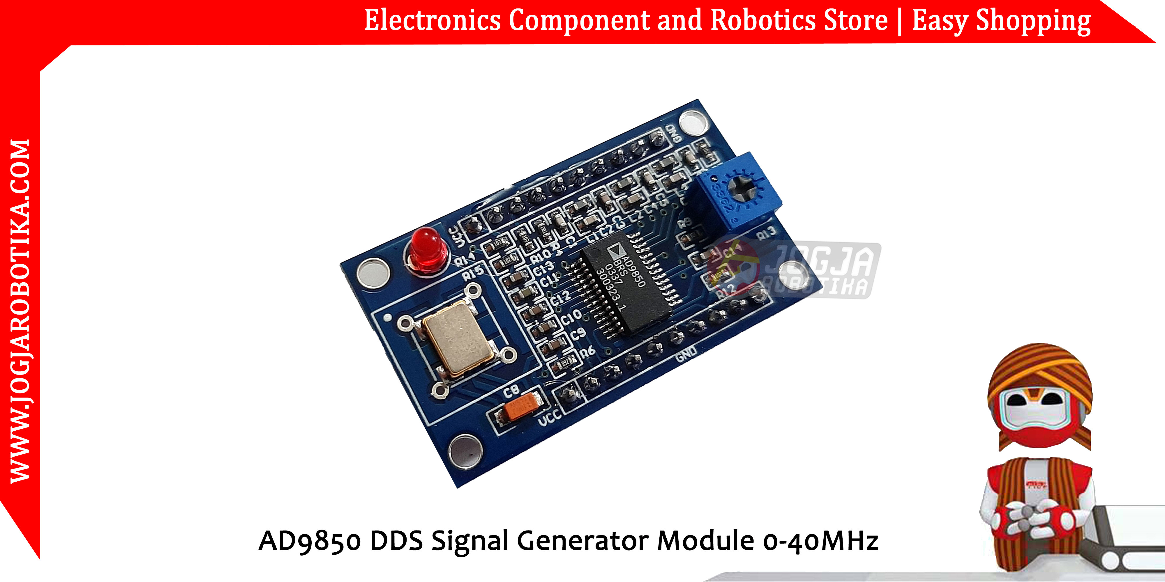 Ad9850 Dds Signal Generator Pinout Interfacing With 49 Off
