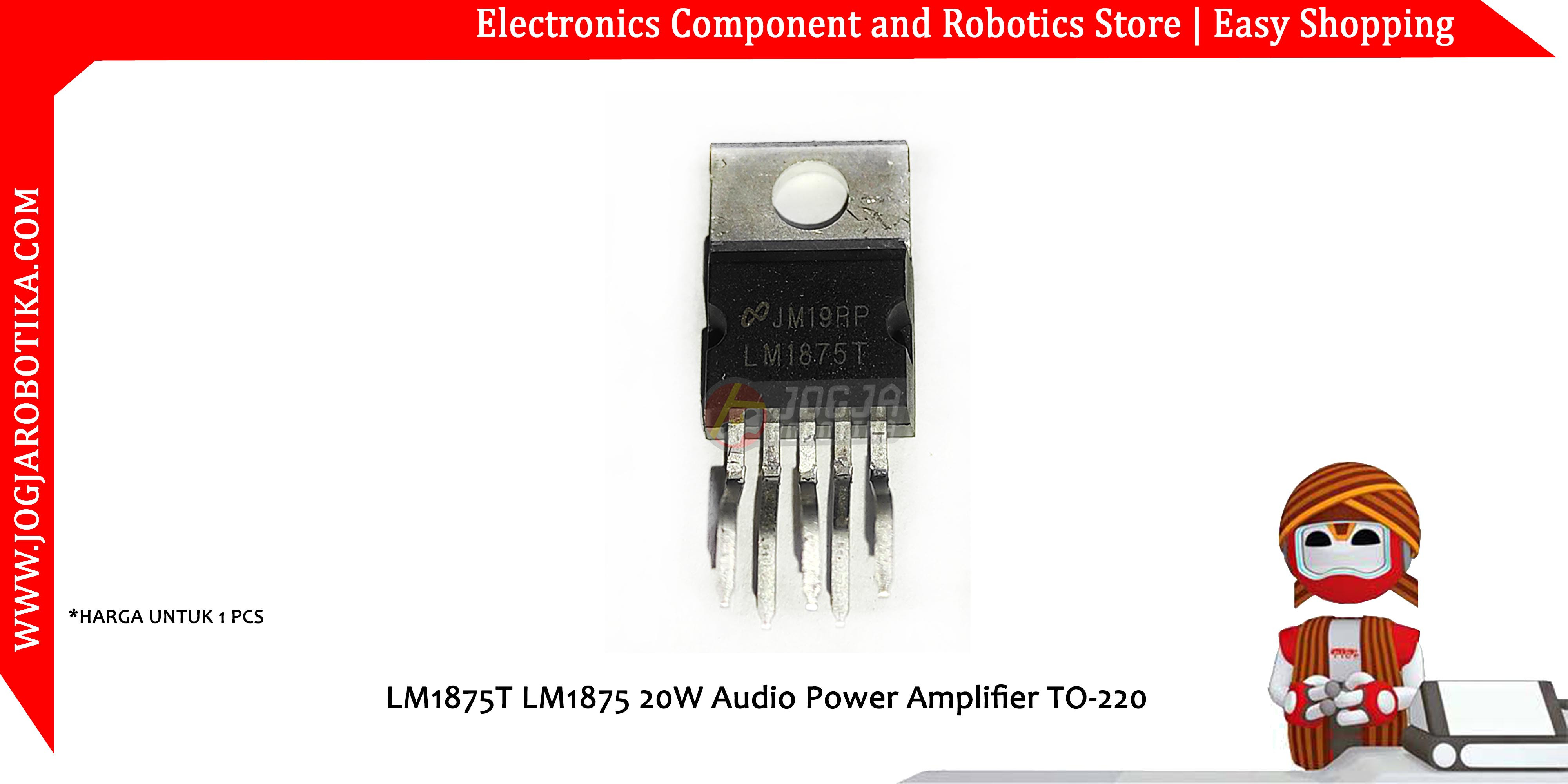LM1875T LM1875 20W Audio Power Amplifier TO-220 - Toko Komponen Elektronik , Listrik , LED dan ...