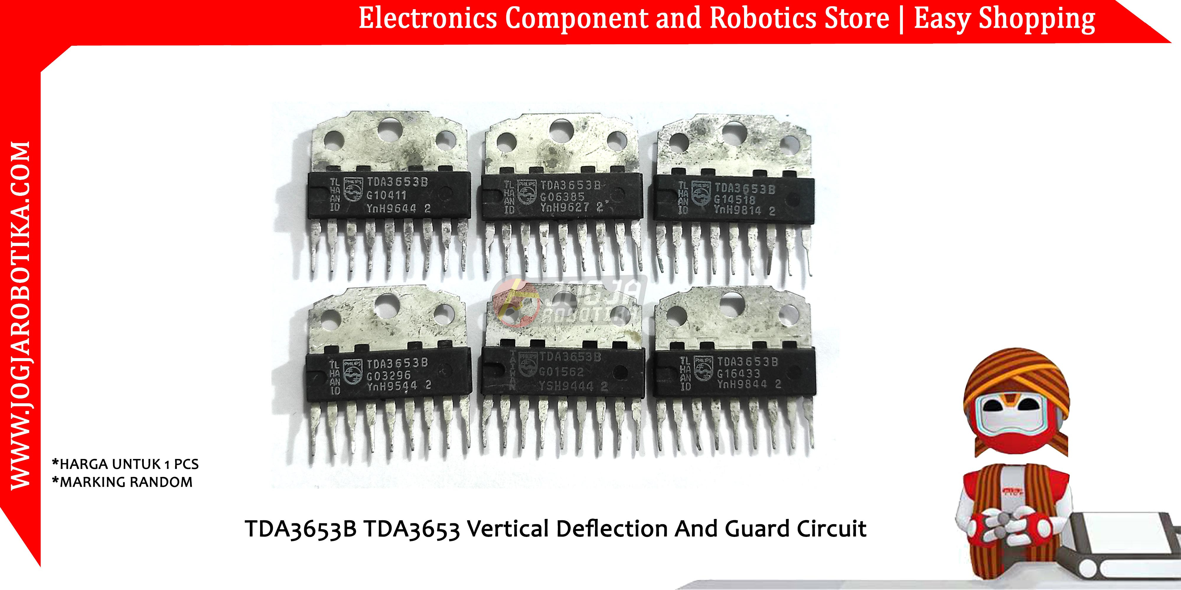 TDA3653B TDA3653 Vertical Deflection And Guard Circuit