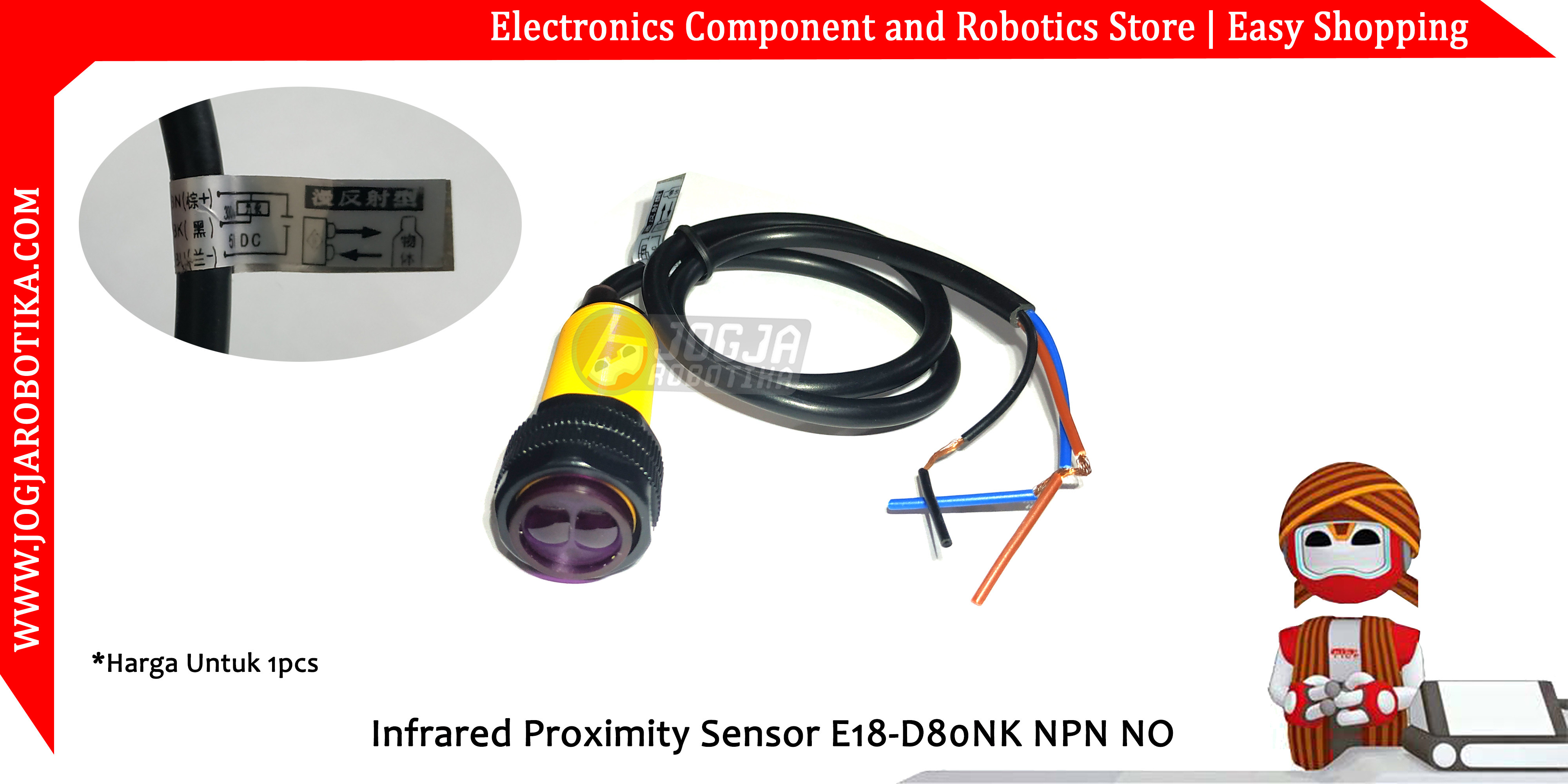 Infrared Proximity Sensor E18-D80NK NPN NO Infrared Proximity Sensor E18-D80NK NPN NO