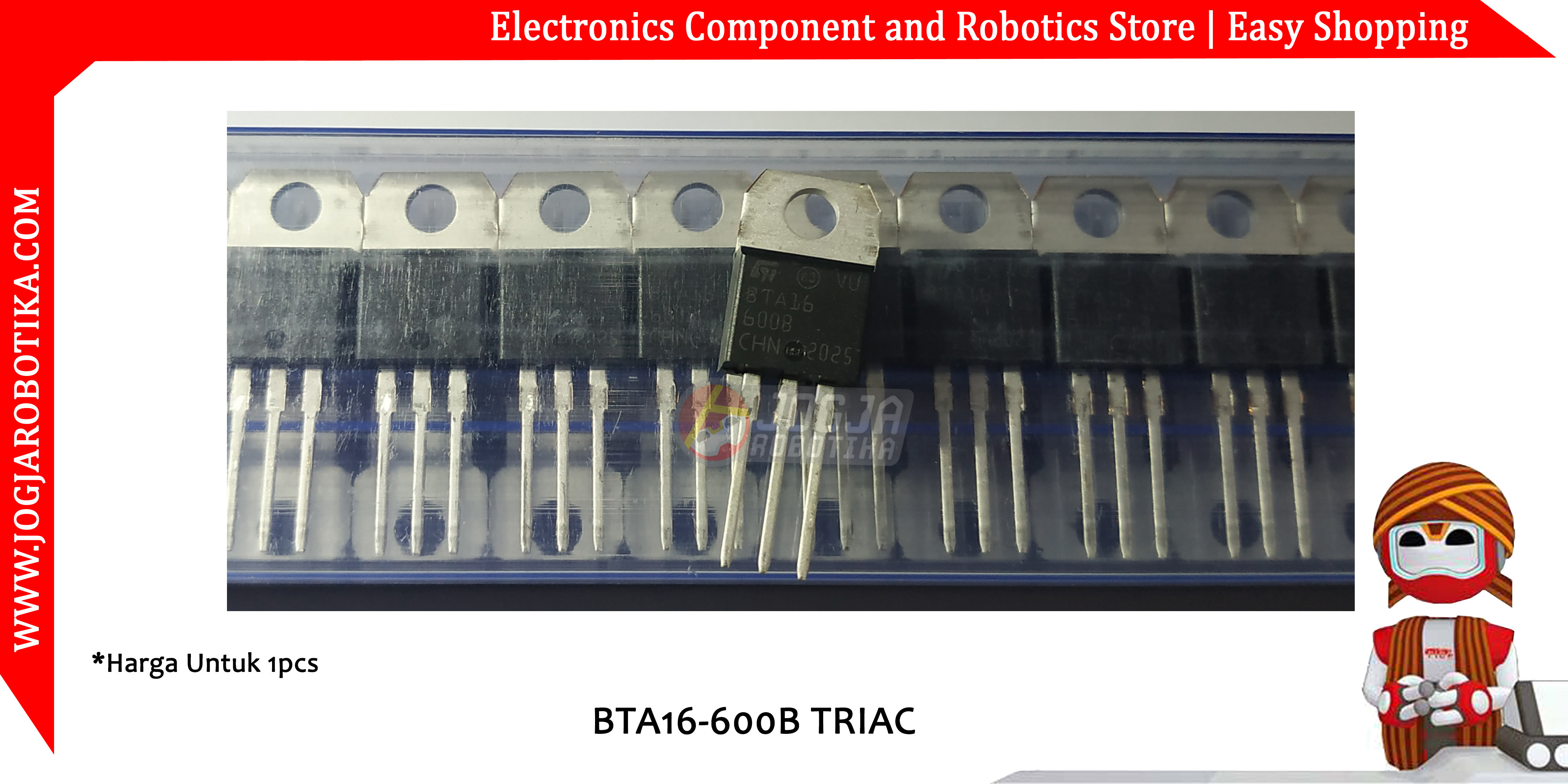 Jual BTA16-600B TRIAC