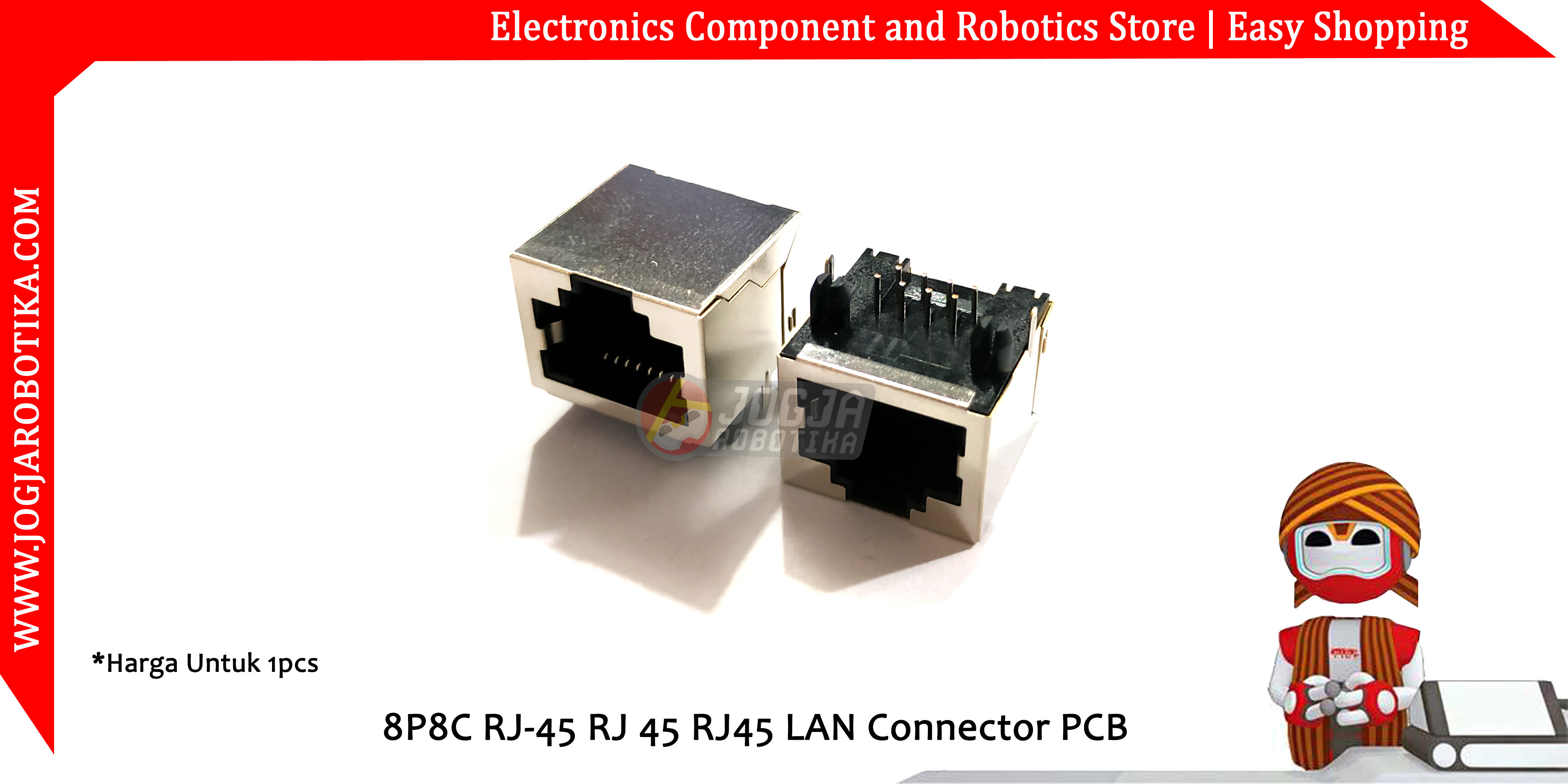 Konektor 8P8C RJ-45 RJ 45 RJ45 LAN Connector PCB