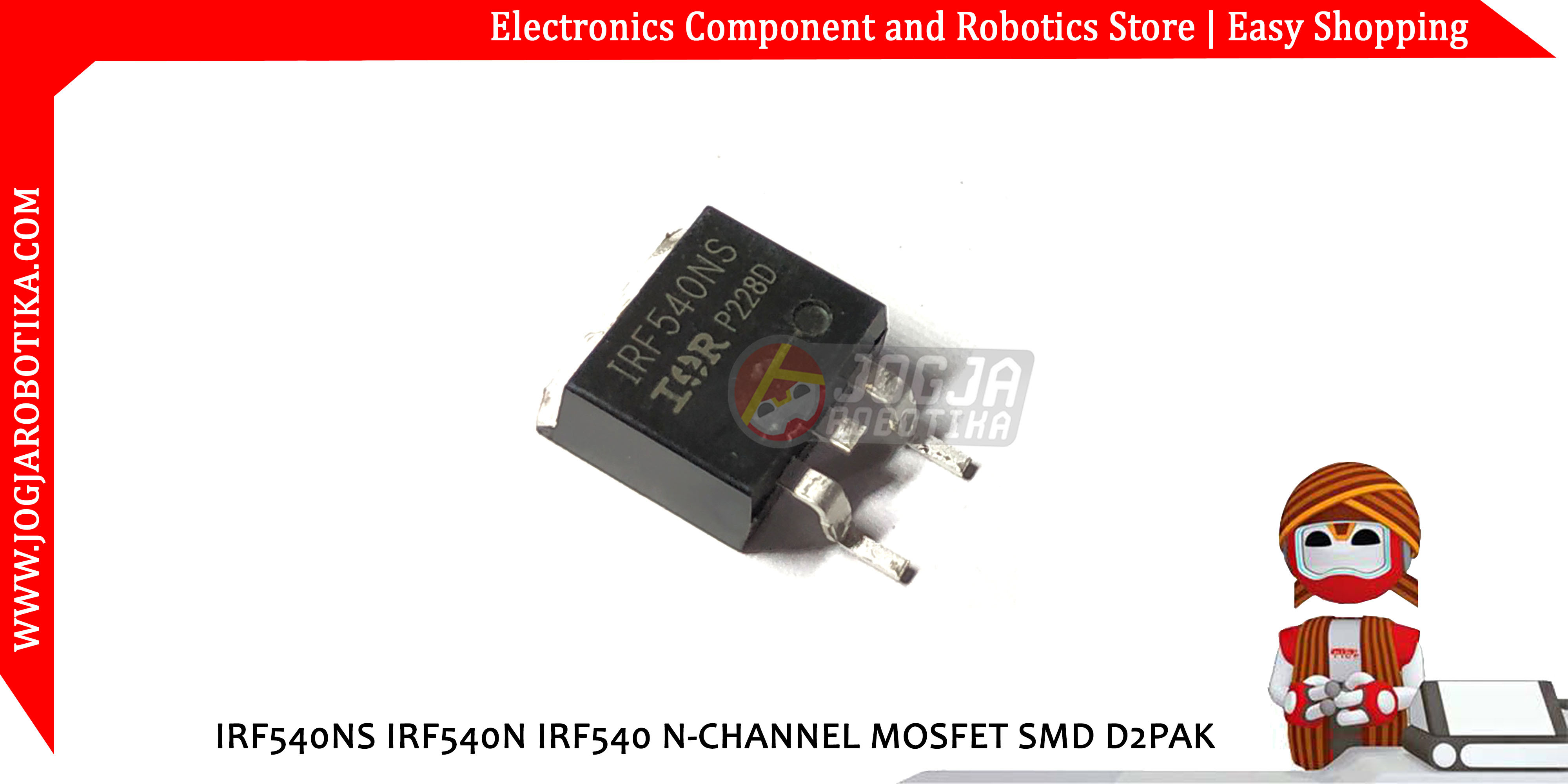 Jual IRF540NS SMD