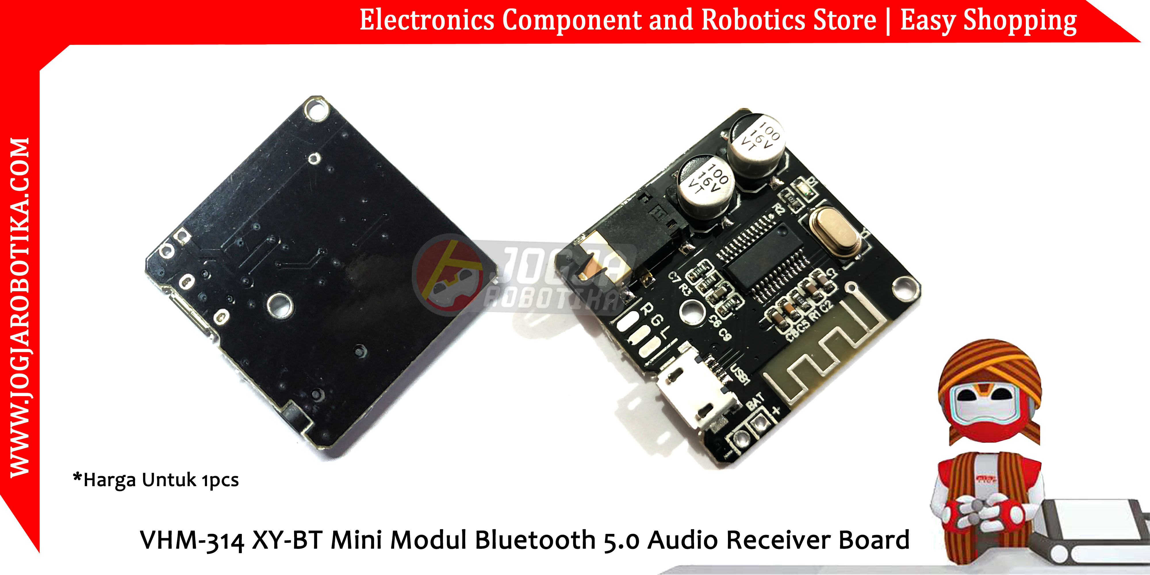 jual VHM-314 XY-BT Mini Modul Bluetooth 5.0 Audio Receiver Board
