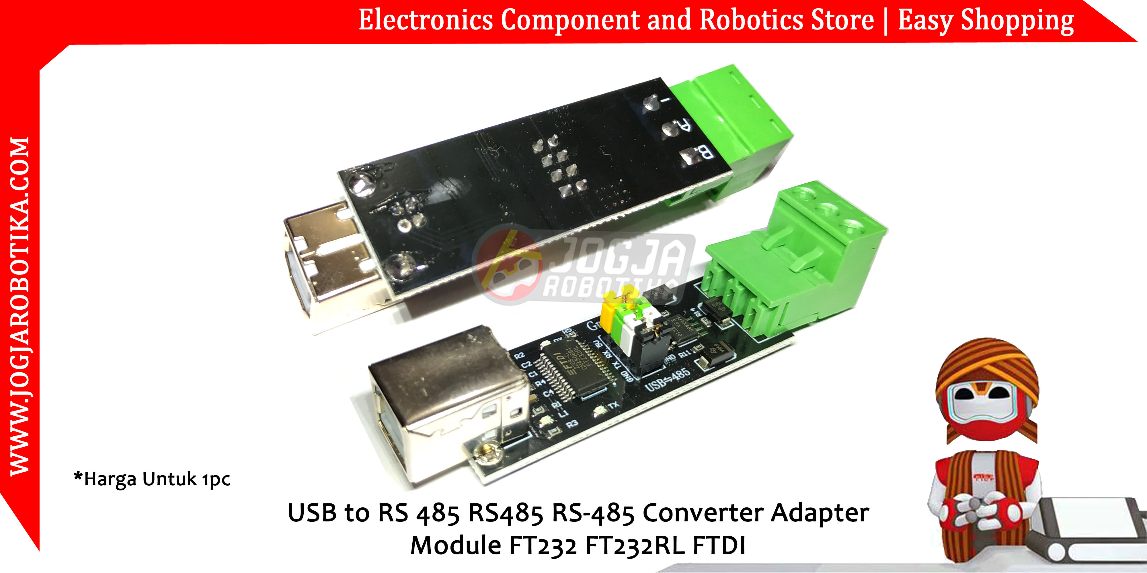USB to RS 485 RS485 RS-485 Converter Adapter Module FT232 FT232RL FTDI