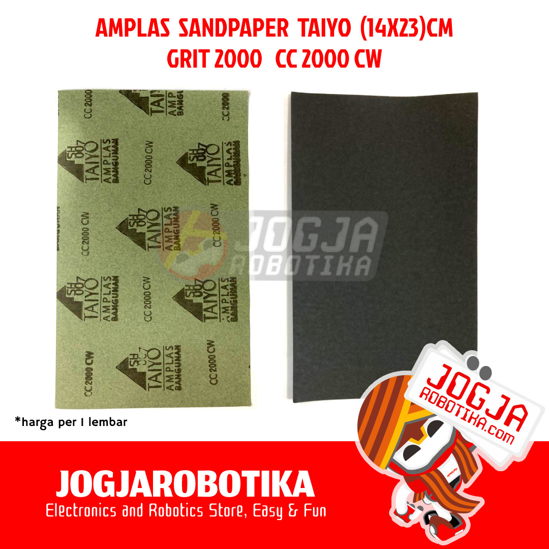 AMPLAS SANDPAPER TAIYO (14X23)CM - GRIT 2000 CC 2000 CW