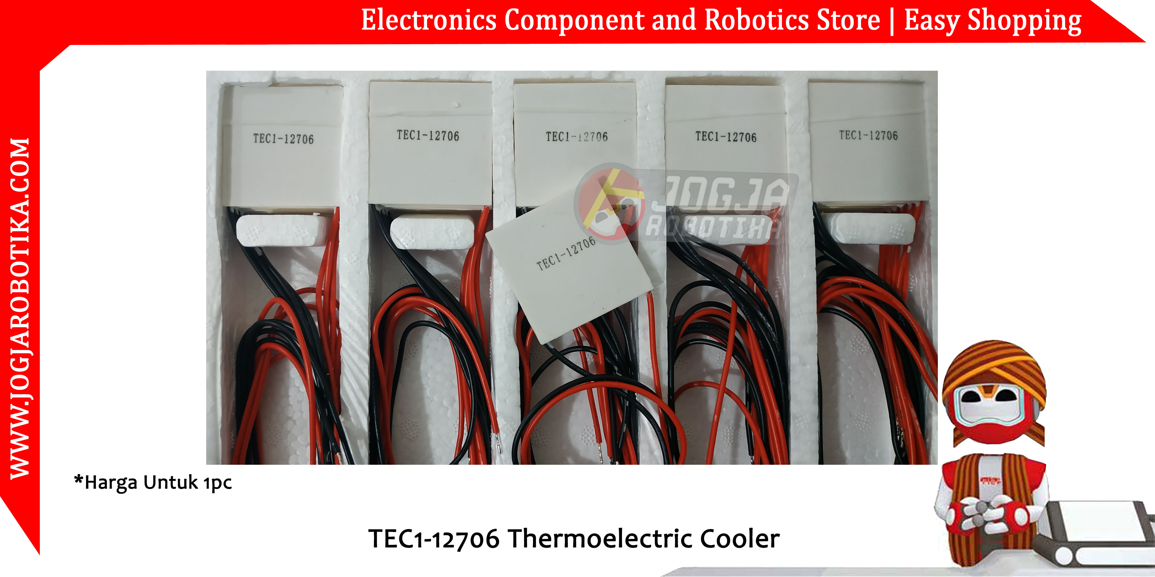 Jual TEC1-12706 Thermoelectric Cooler