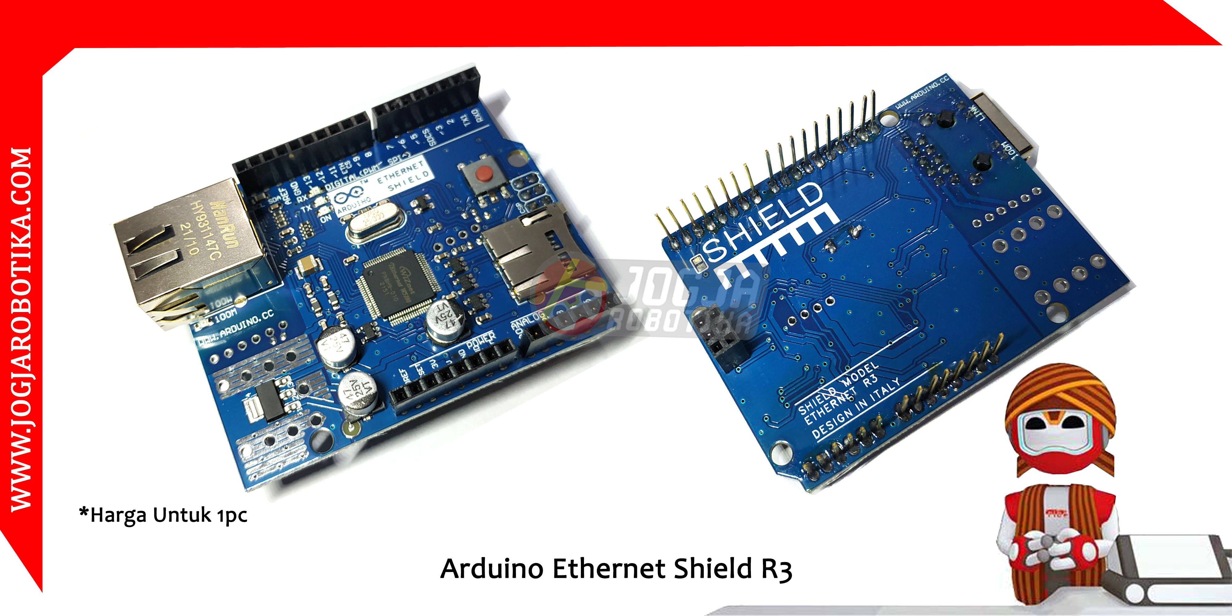 Jual Arduino Ethernet Shield R3