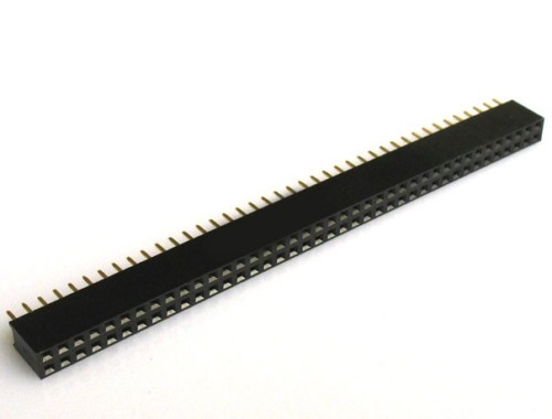 Jual 2x40 Pin Female Header Double Row (2.54 mm)