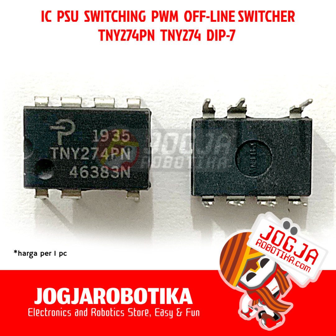 IC SWITCHING PSU PWM OFF-LINE SWITCHER DIP-7 - TNY274PN