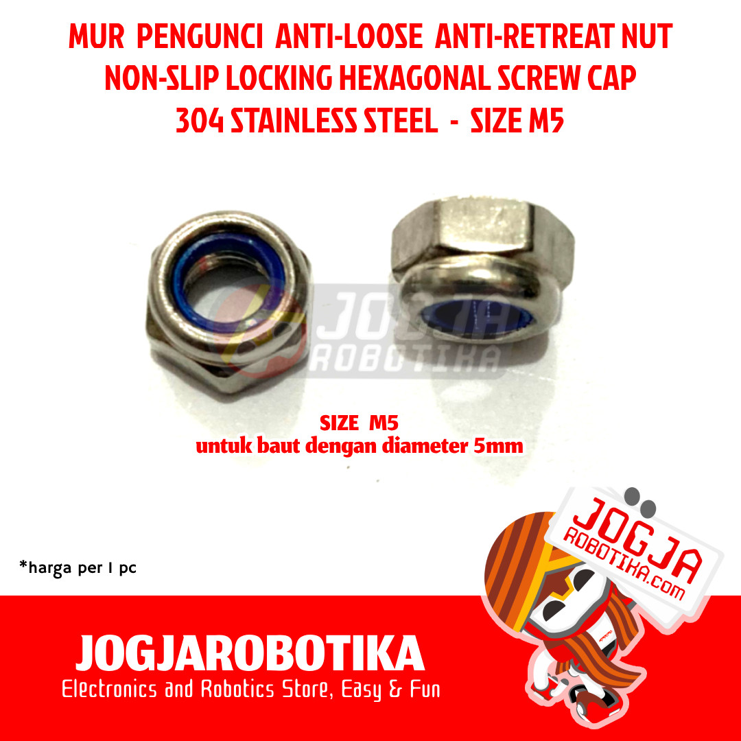MUR LOCK NUT LOCK-NUT MUR TAMIYA ANTI-LOOSE ANTI-RETREAT NUT SUS 304 ...