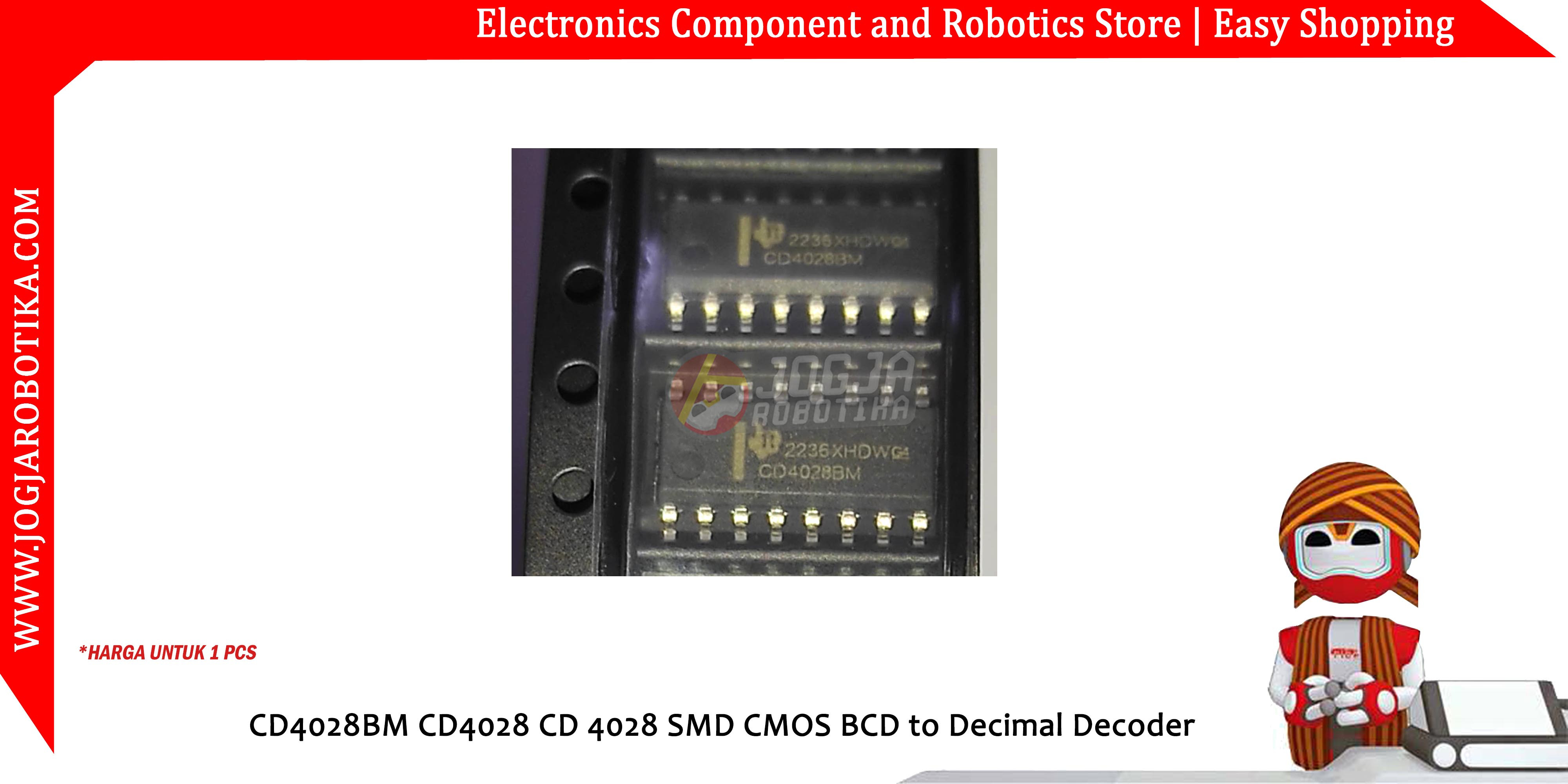 CD4028BM CD4028 CD 4028 SMD CMOS BCD to Decimal Decoder