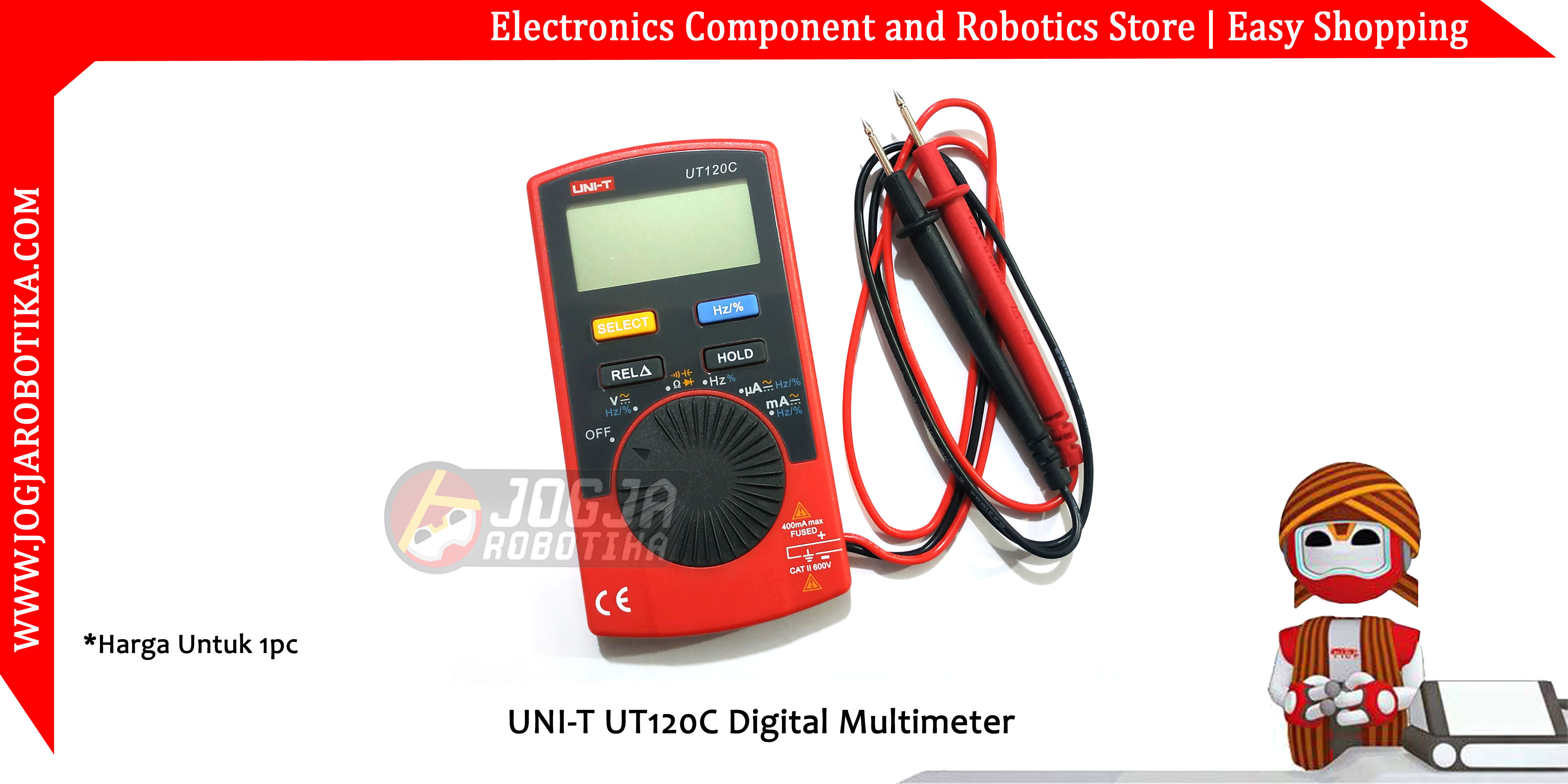 UNI-T UT120C Digital Multimeter - Toko Komponen Elektronik , Listrik ...