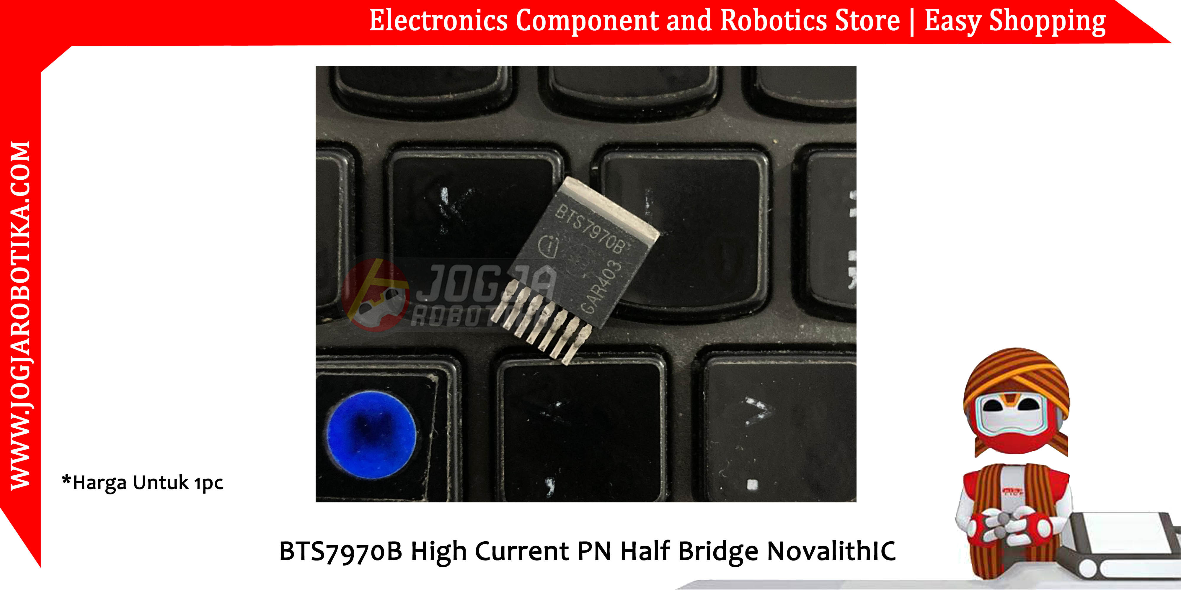 jual BTS7970B High Current PN Half Bridge NovalithIC