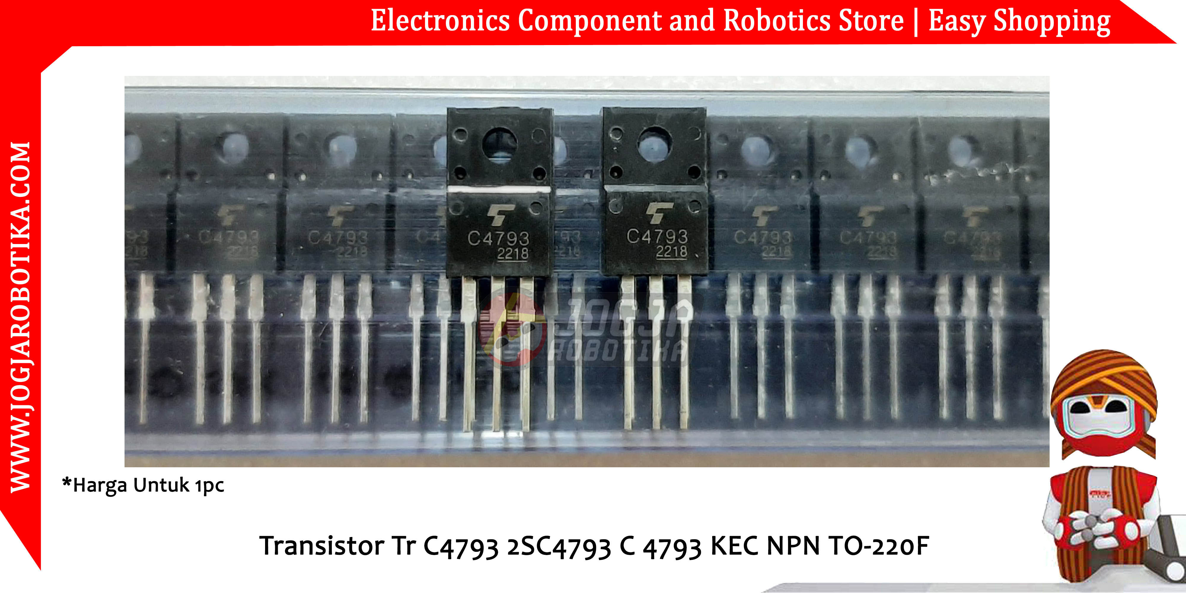 Transistor Tr C4793 2SC4793 C 4793 KEC NPN TO-220F