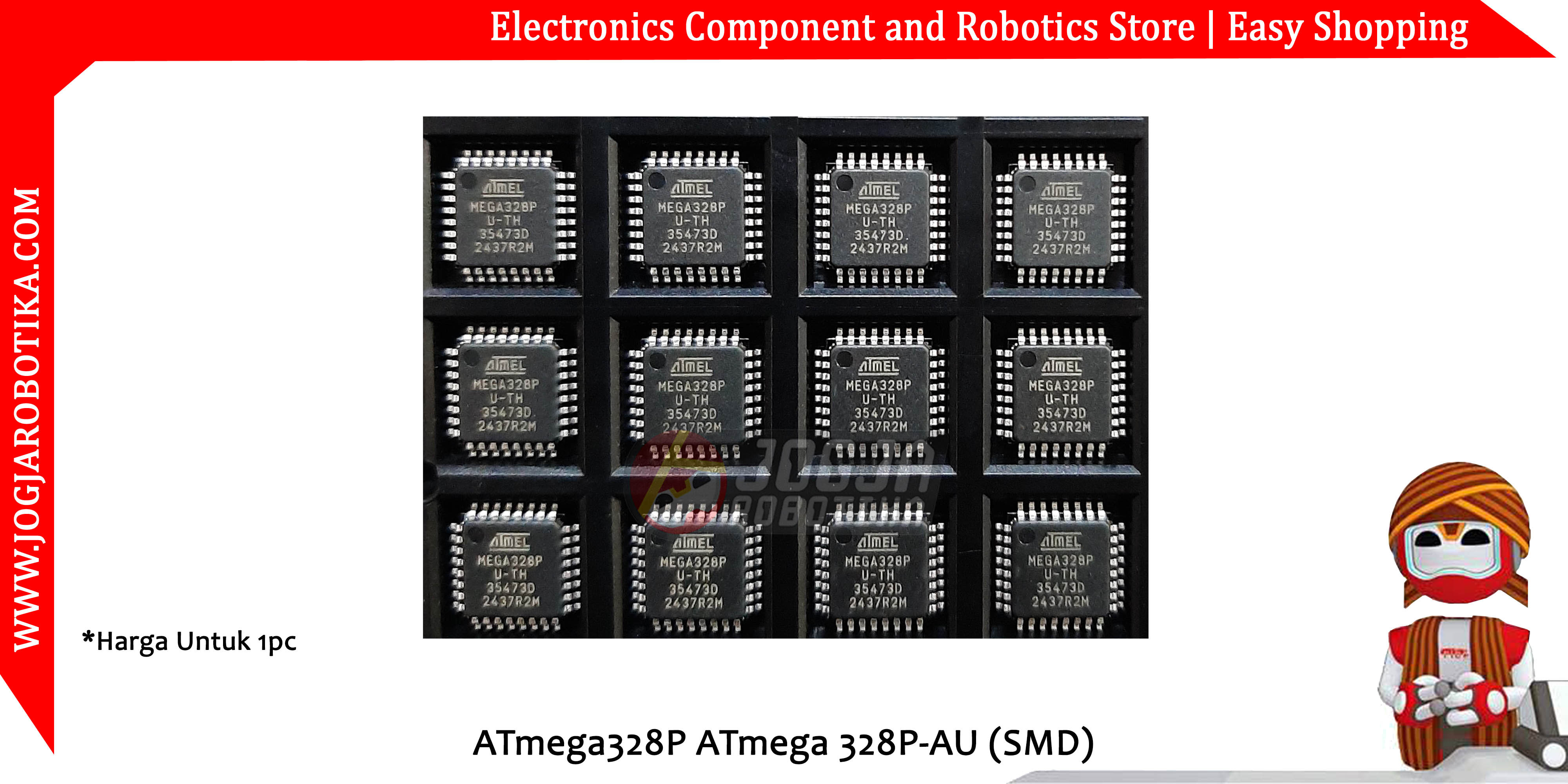 Jual ATmega 328P-AU (SMD)