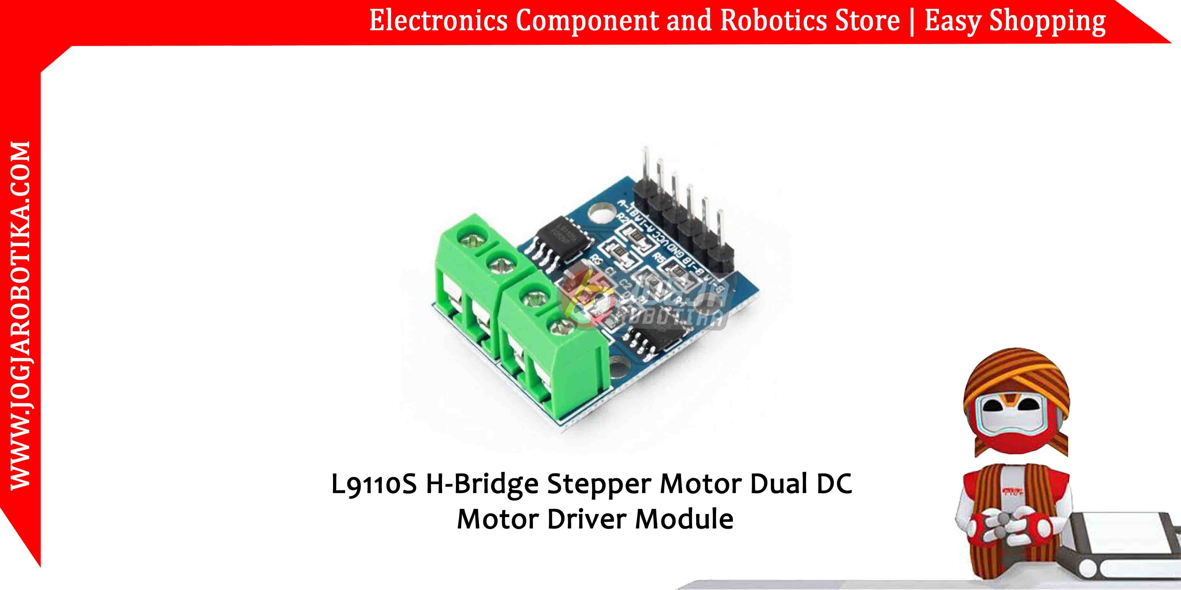 L9110S H-Bridge Stepper Motor Dual DC Motor Driver Module - Toko ...
