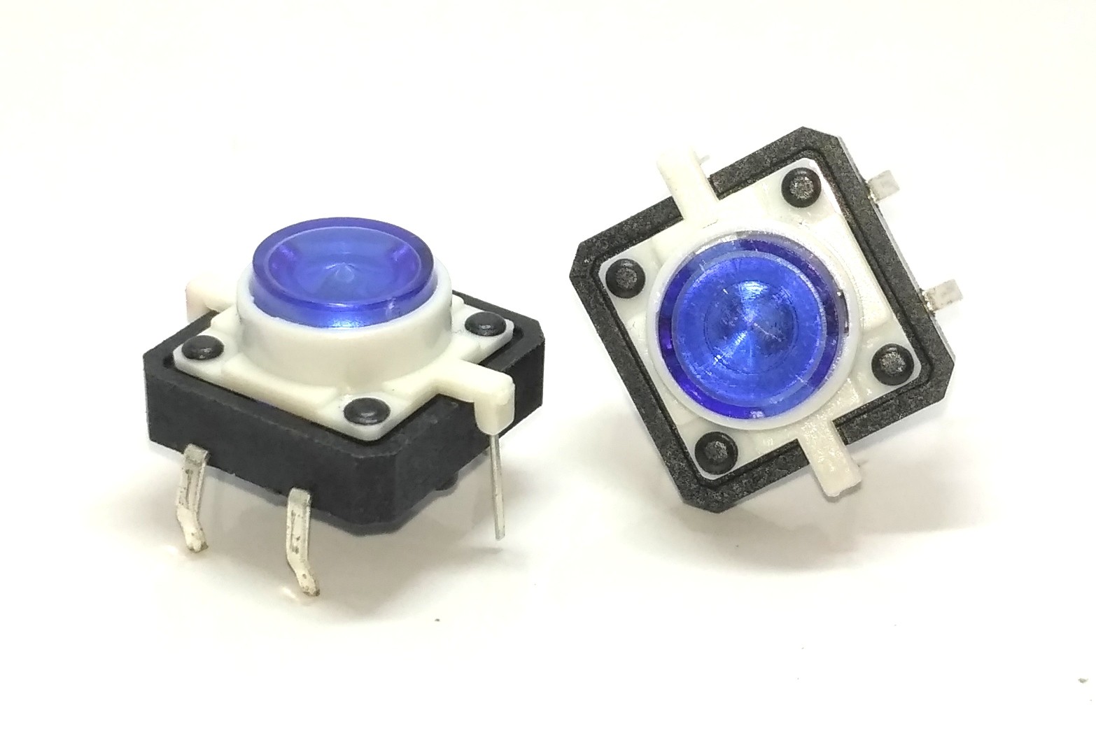 Micro Switch 12x12mm W/ Blue Led - Toko Komponen Elektronik , Listrik ...