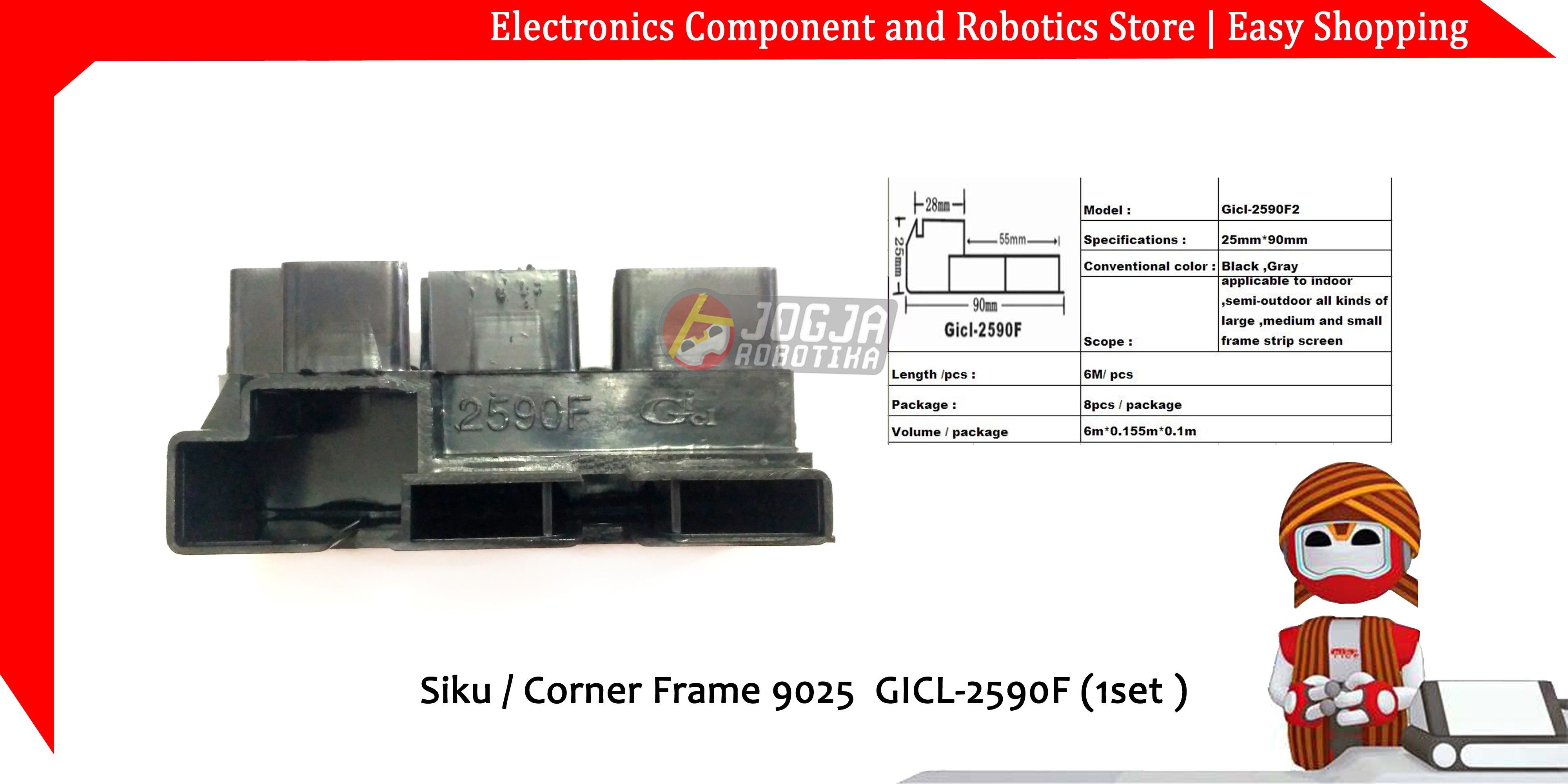 Jual Siku / Corner Frame 9025 (1set )