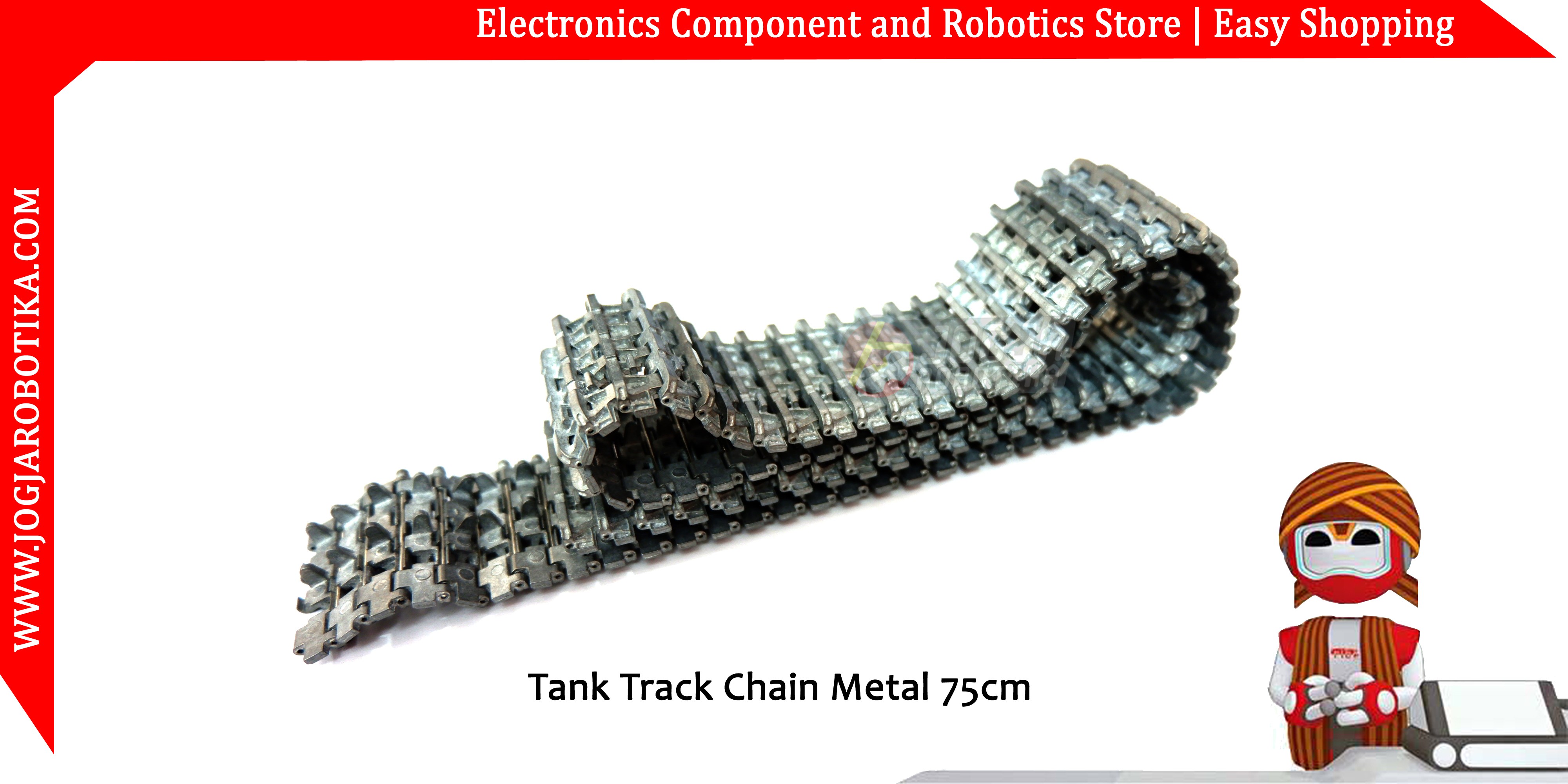 Tank Track Chain Metal 75cm - Toko Komponen Elektronik , Listrik , LED ...