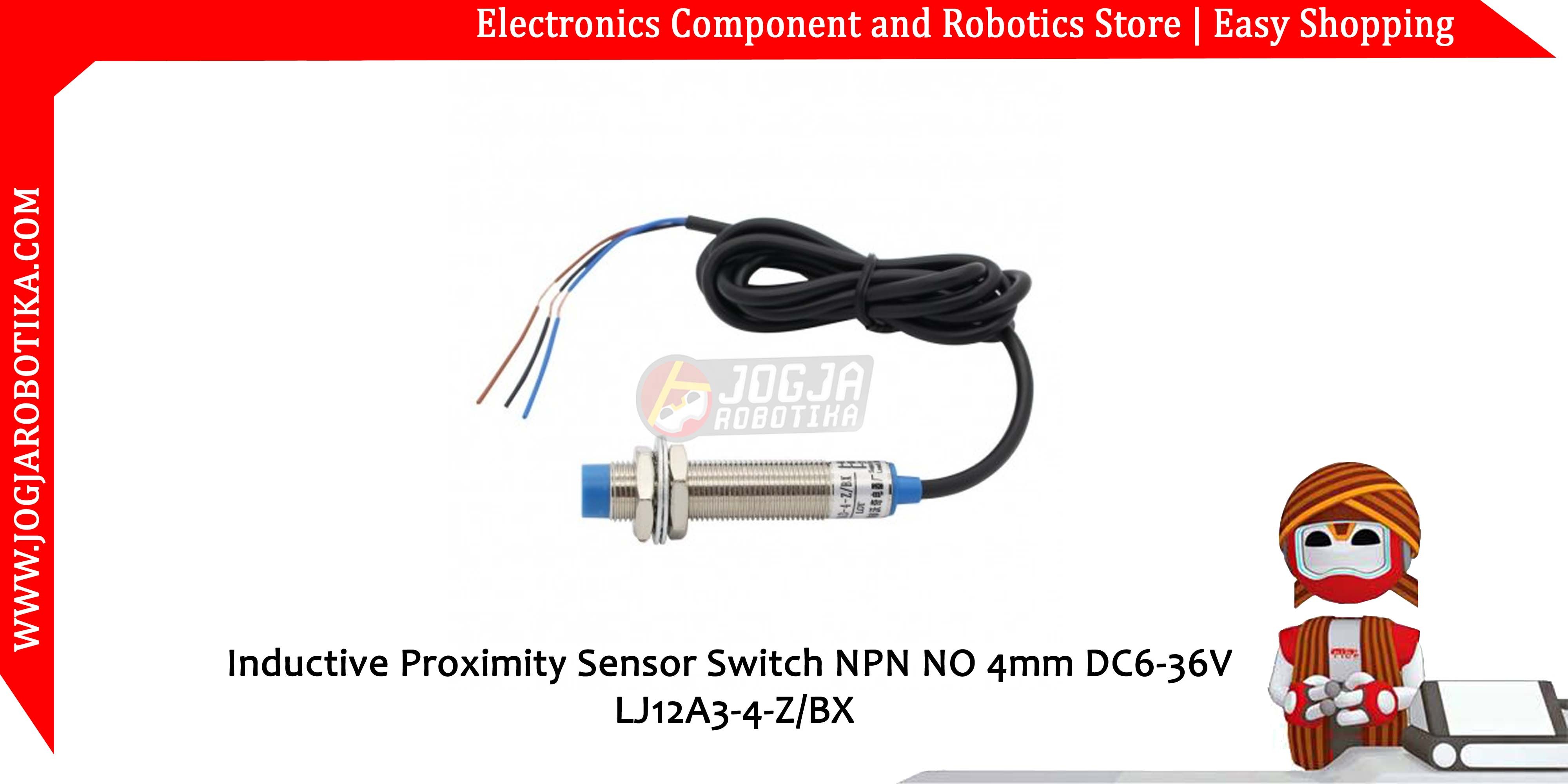 Inductive Proximity Sensor Switch NPN NO 4mm DC6-36V LJ12A3-4-Z/BX ...