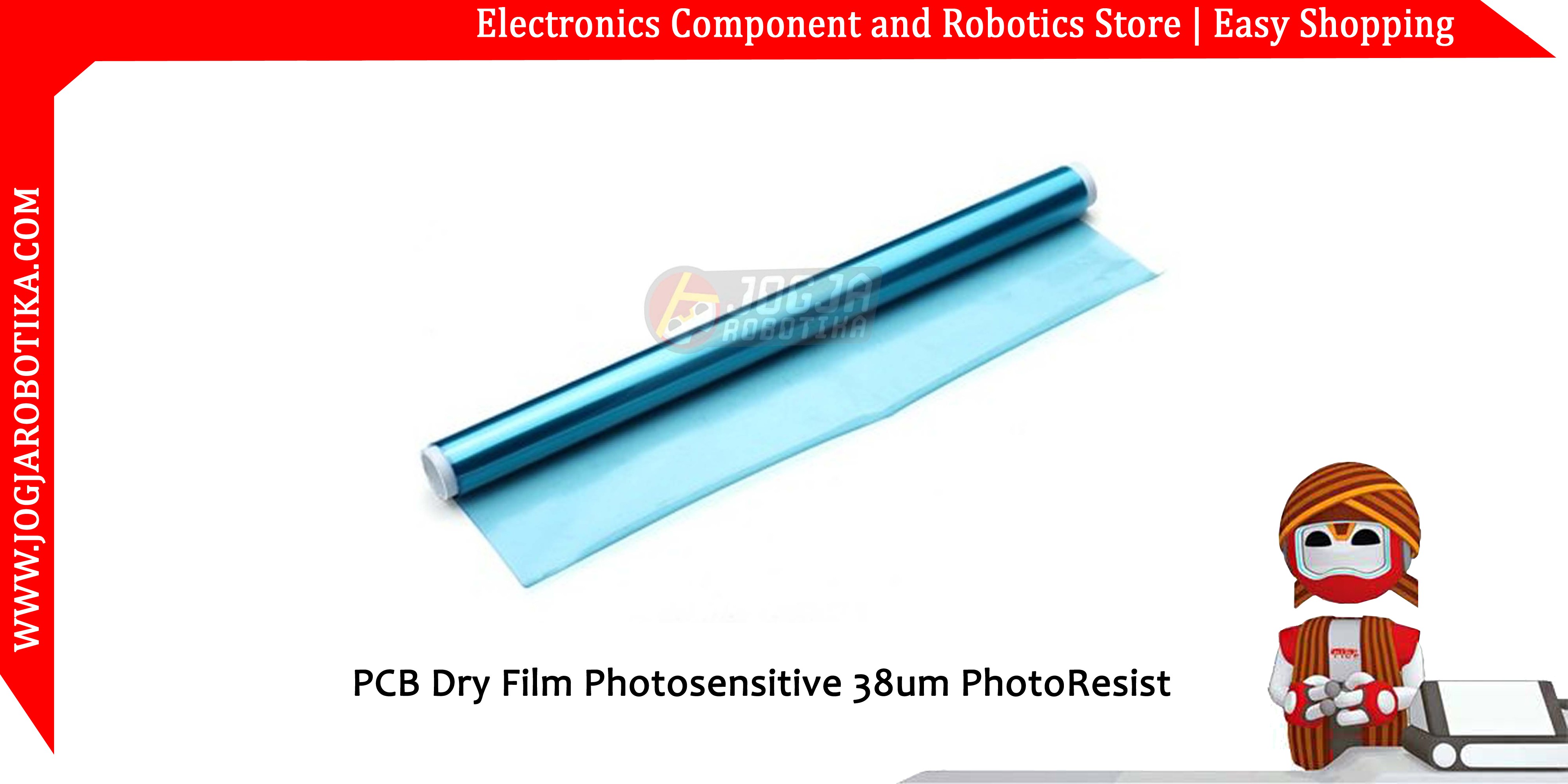 PCB Dry Film Photosensitive 38um PhotoResist 3M x 30cm - Toko Komponen ...