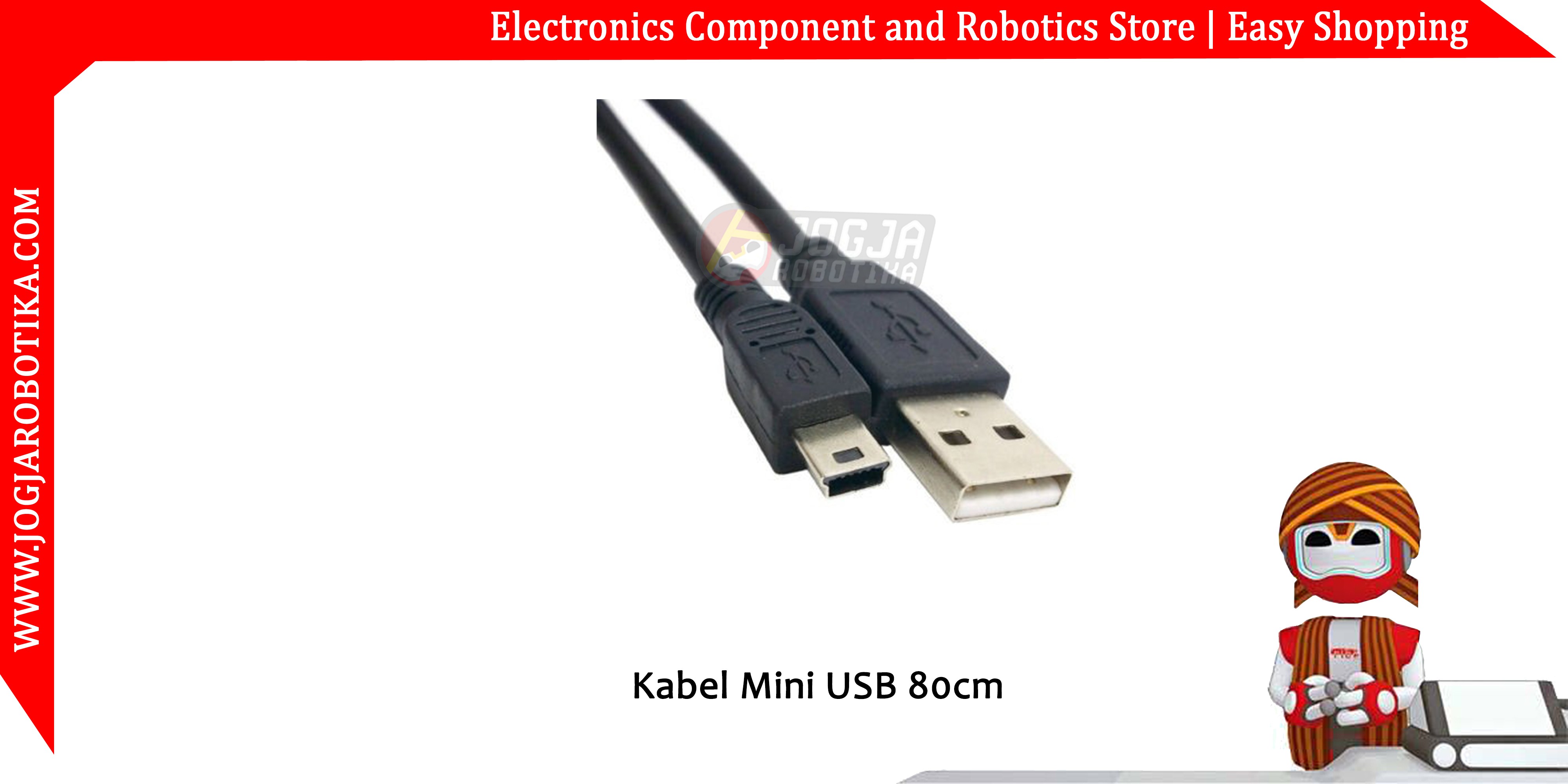 Jual Kabel Mini USB 80cm