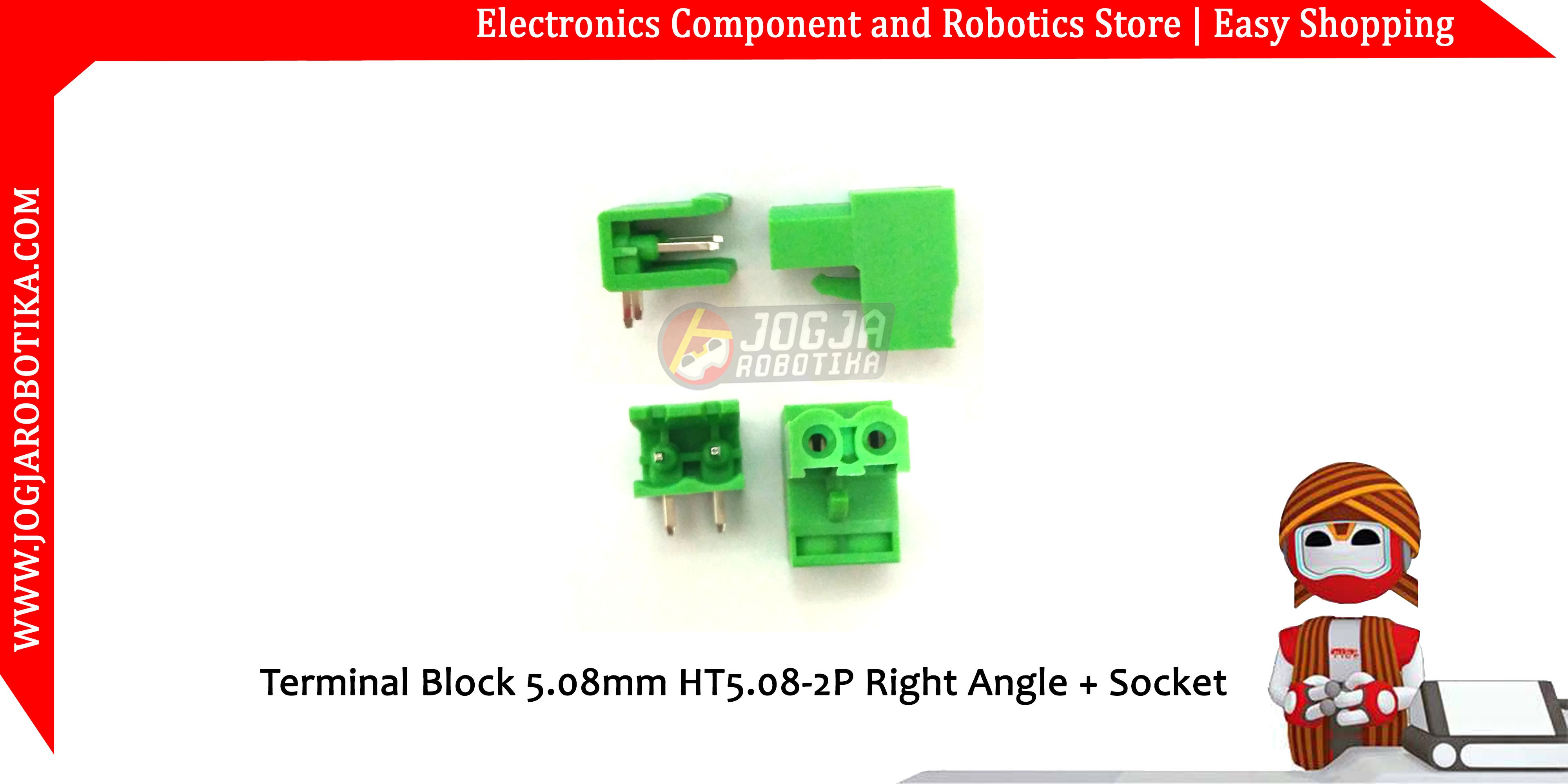 jual Terminal Block 2EDG 5.08-2P Right Angle