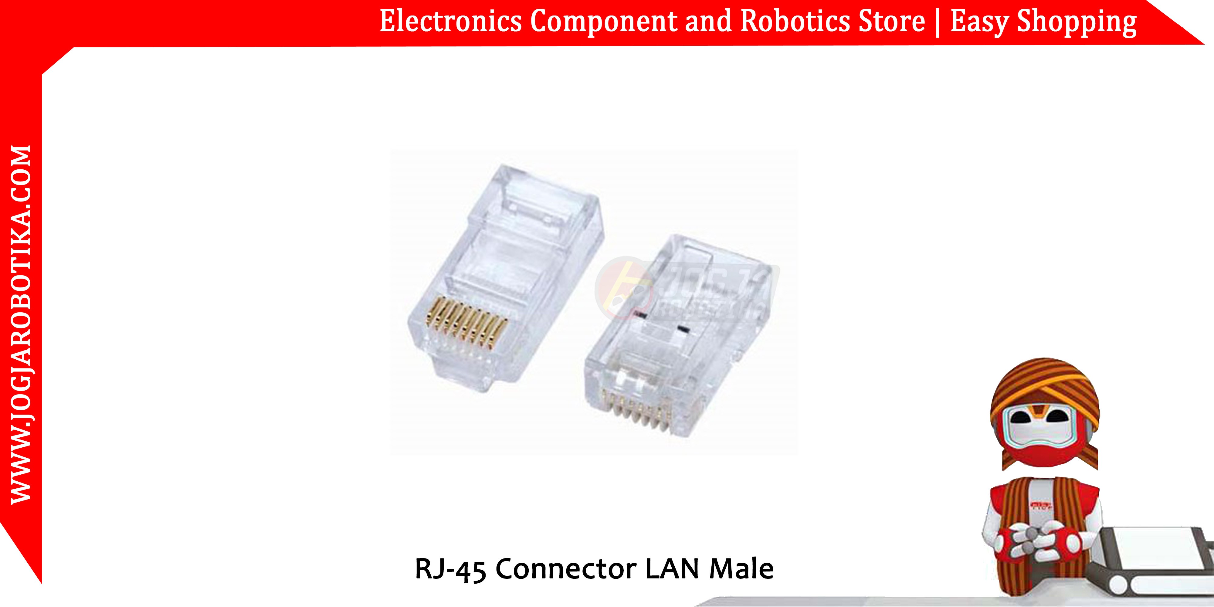 Jual RJ-45 Connector LAN Male