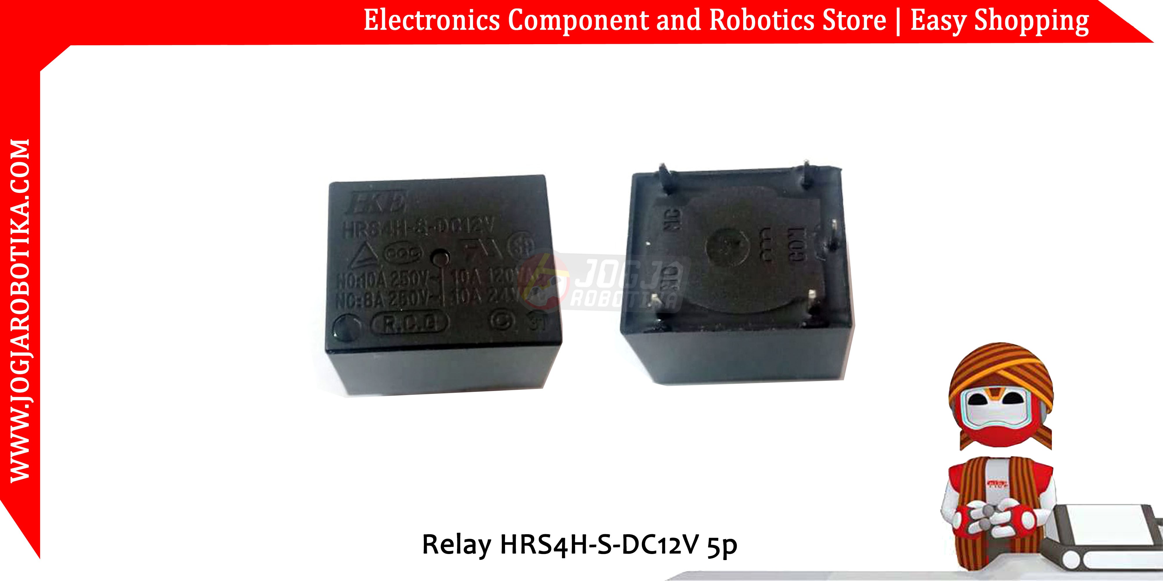 Jual Relay HRS4H-S-DC12V 5p