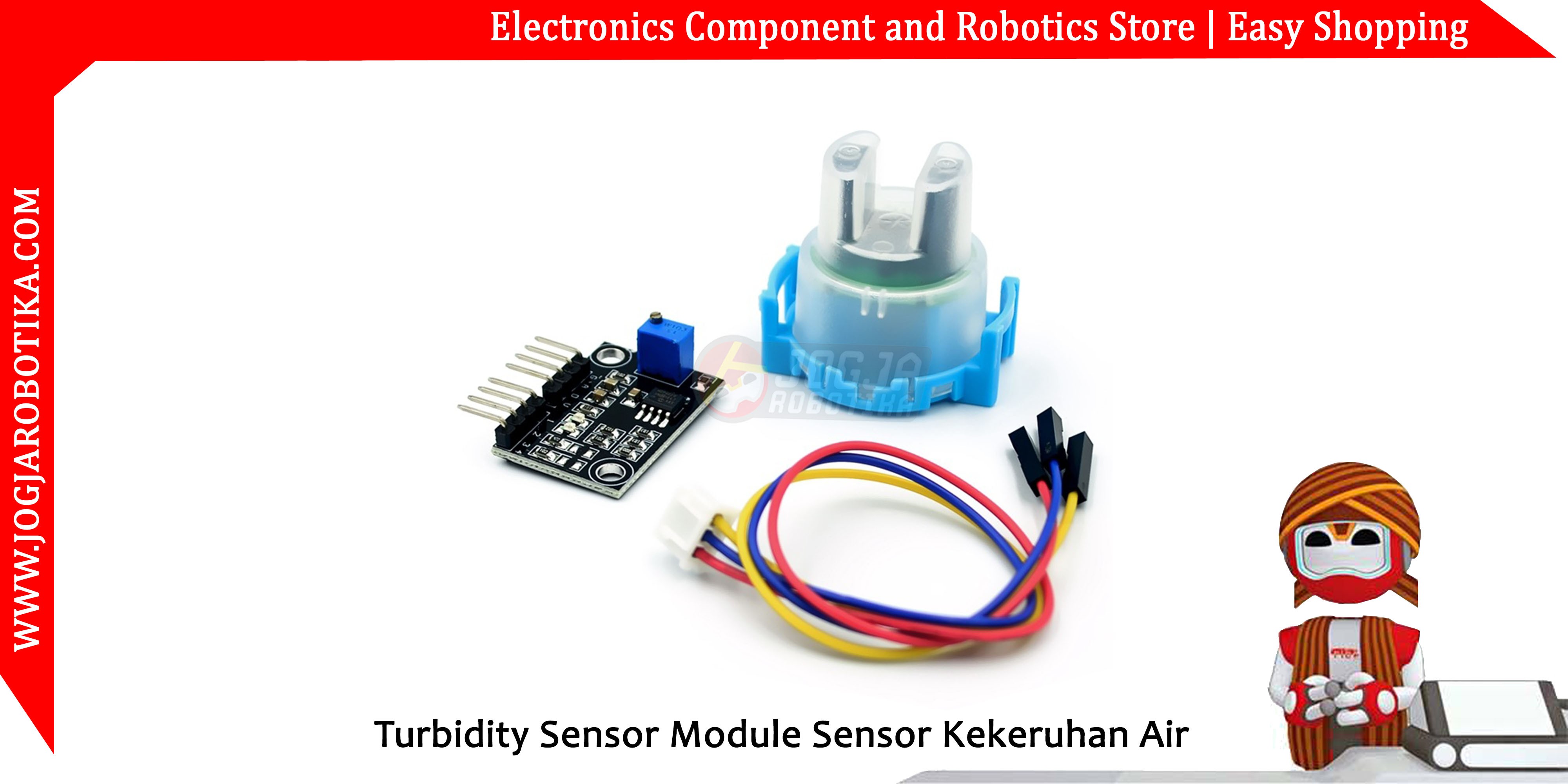 jual Turbidity Sensor Module Sensor Kekeruhan Air