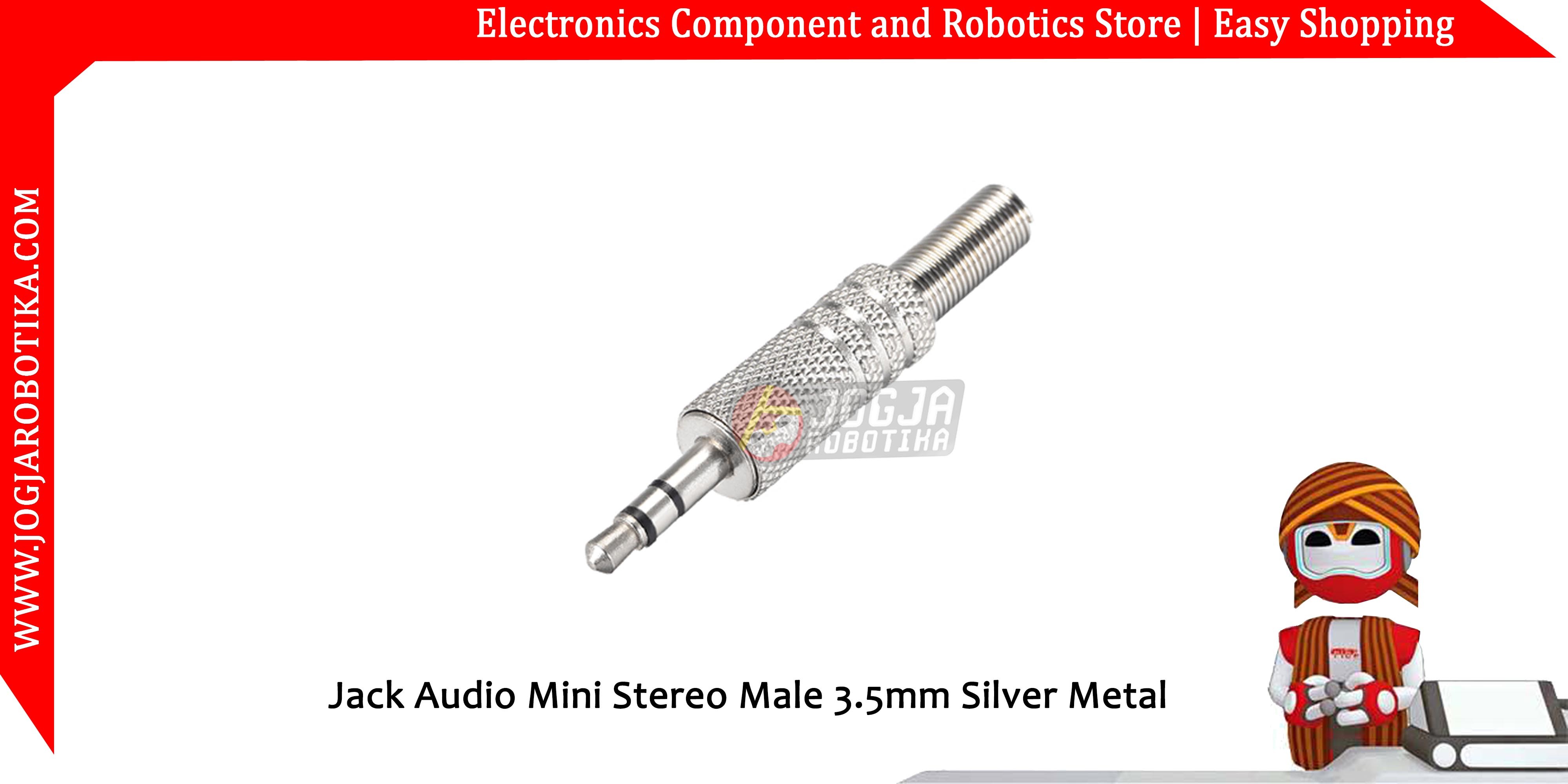 Jual Jack Audio Mini Stereo Male 3.5mm