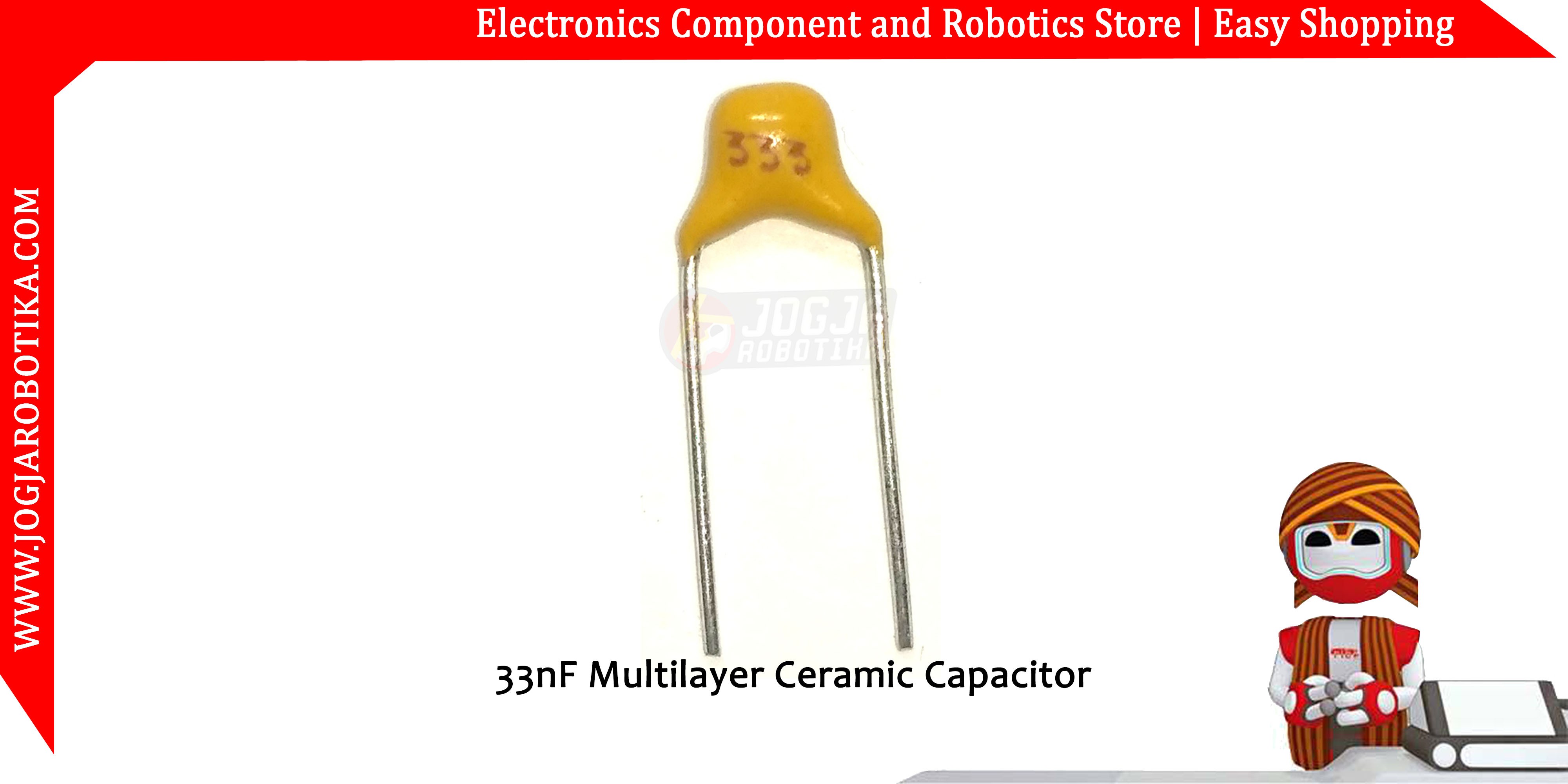 Jual 33nF Multilayer Ceramic Capacitor