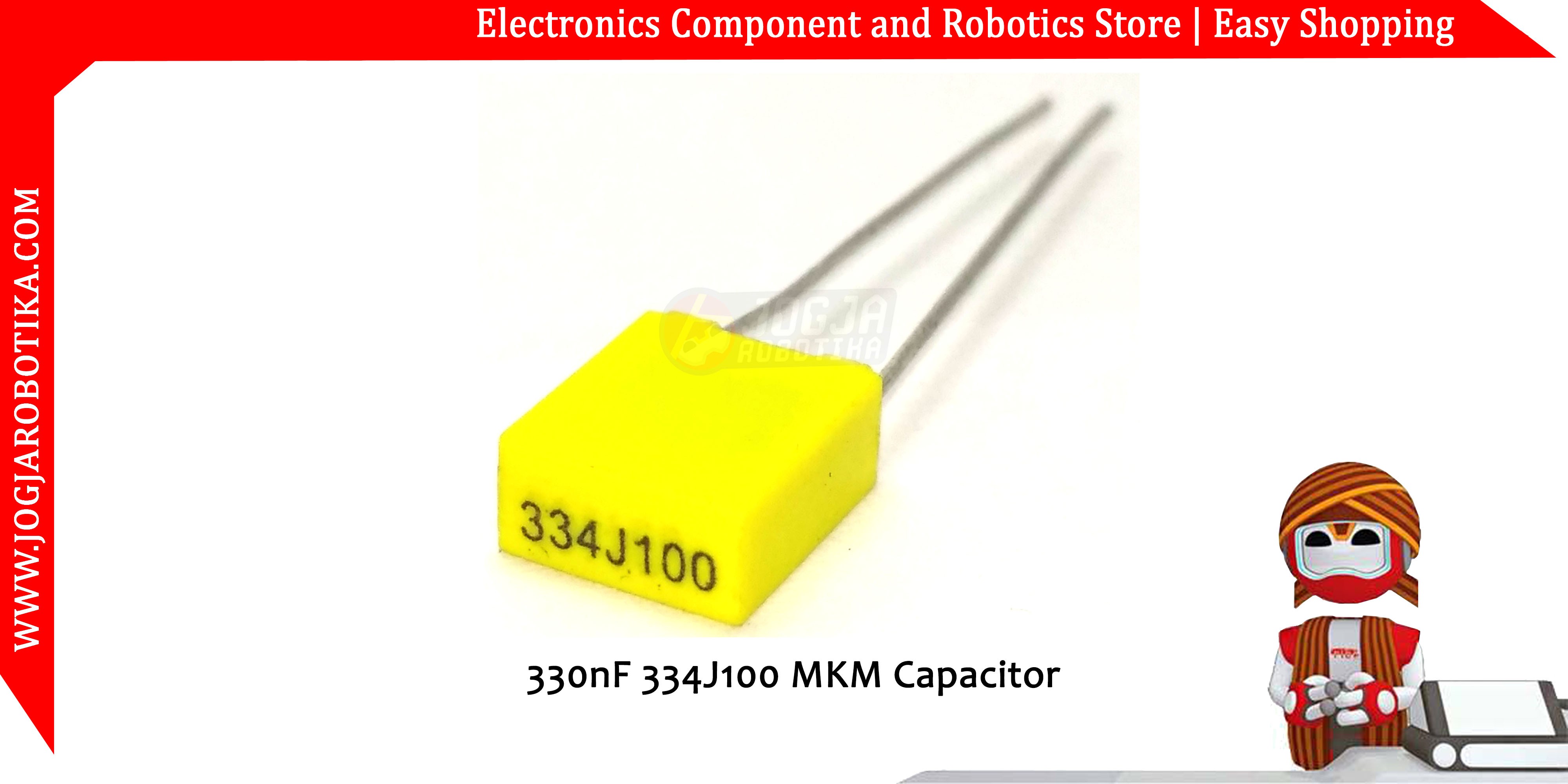Jual 330nF 334J100 MKM Capacitor