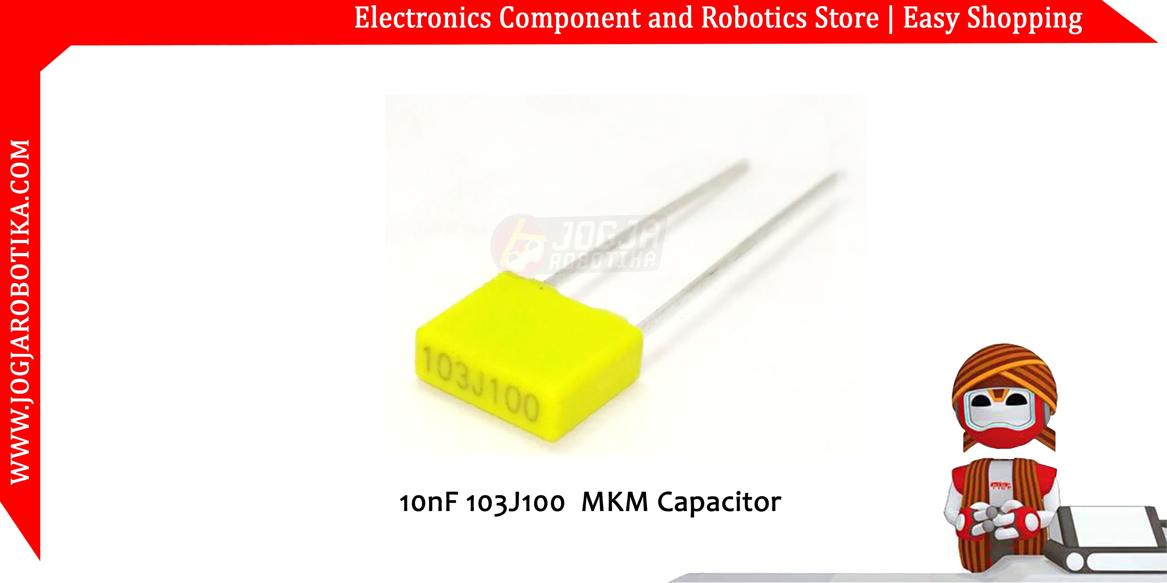 Jual 10nF 103J100 MKM Capacitor
