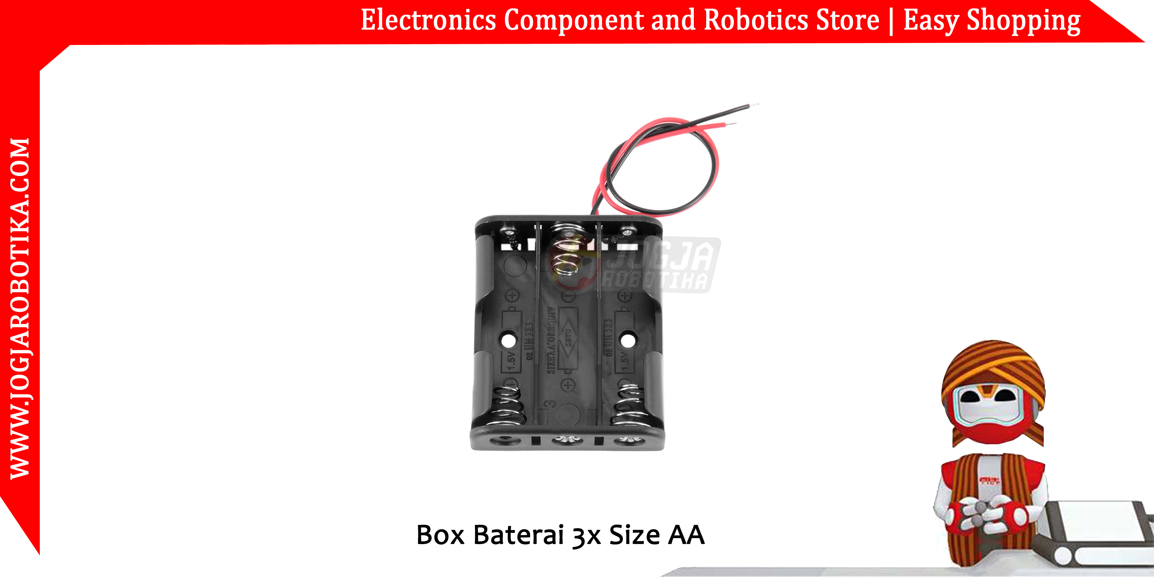 Jual Box Baterai 3x Size AA