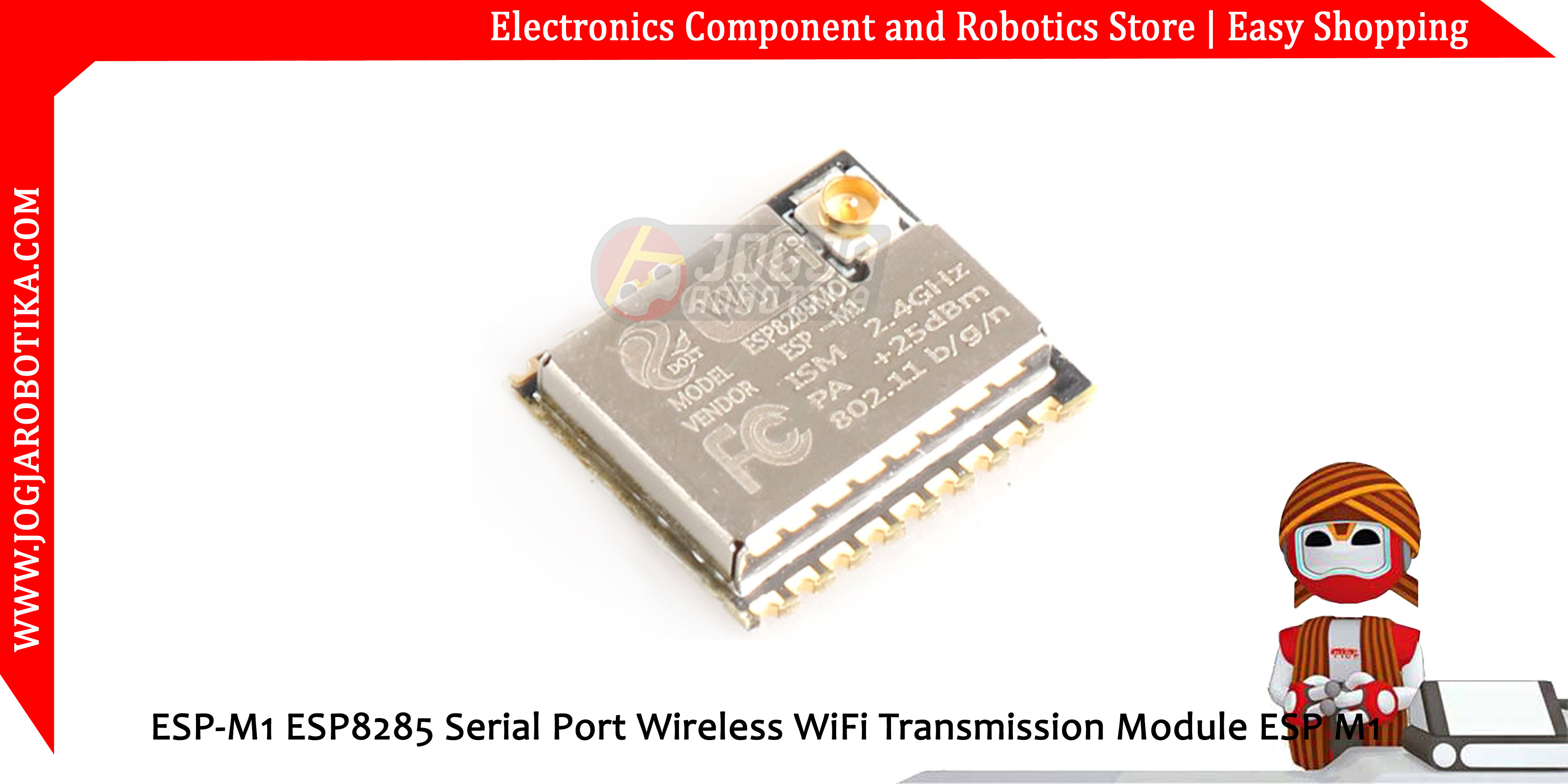 jual ESP-M1 ESP8285 Serial Port Wireless WiFi Transmission Module ESP M1