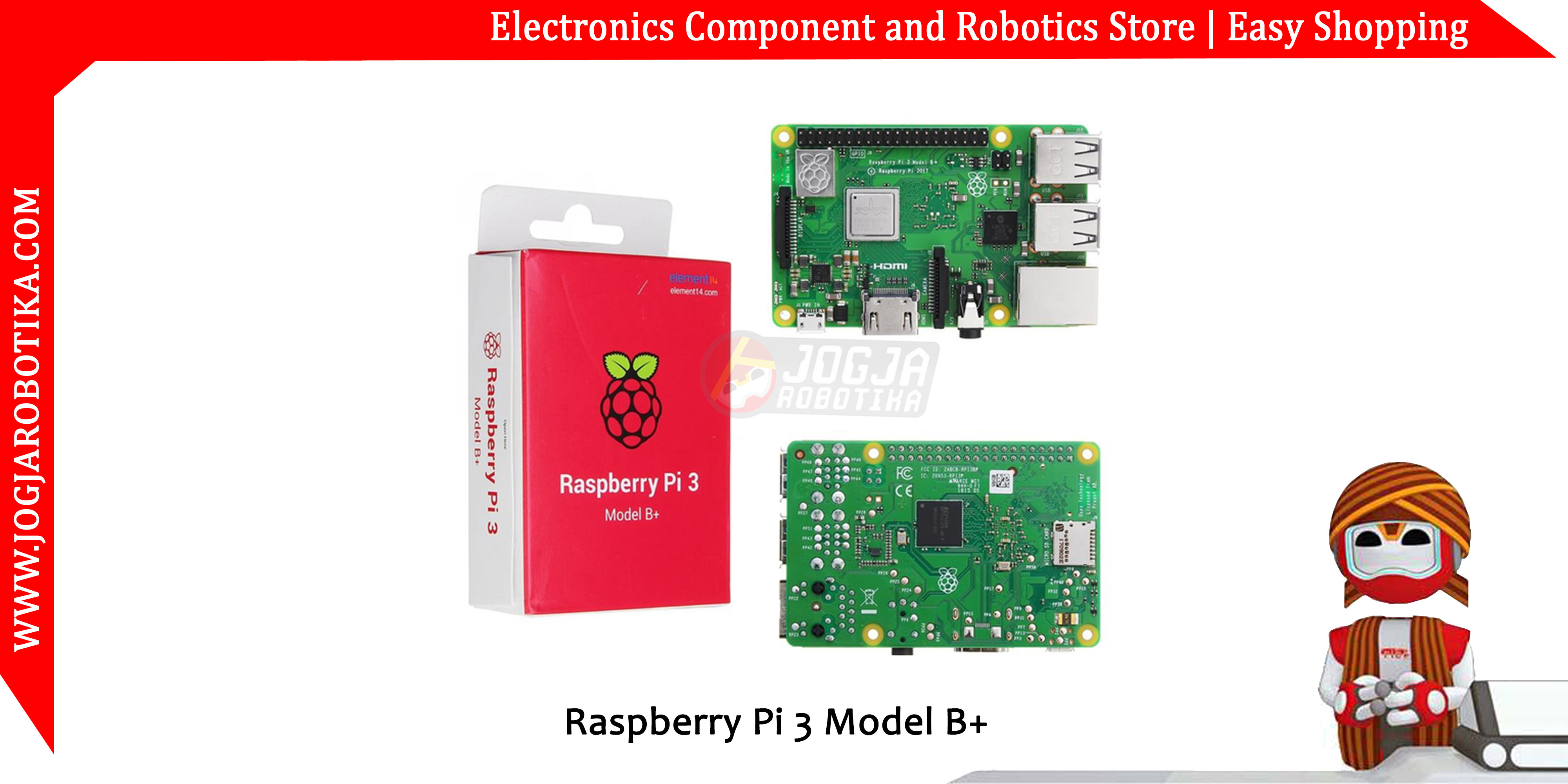 Jual RASPBERRY PI 3 MODEL B+