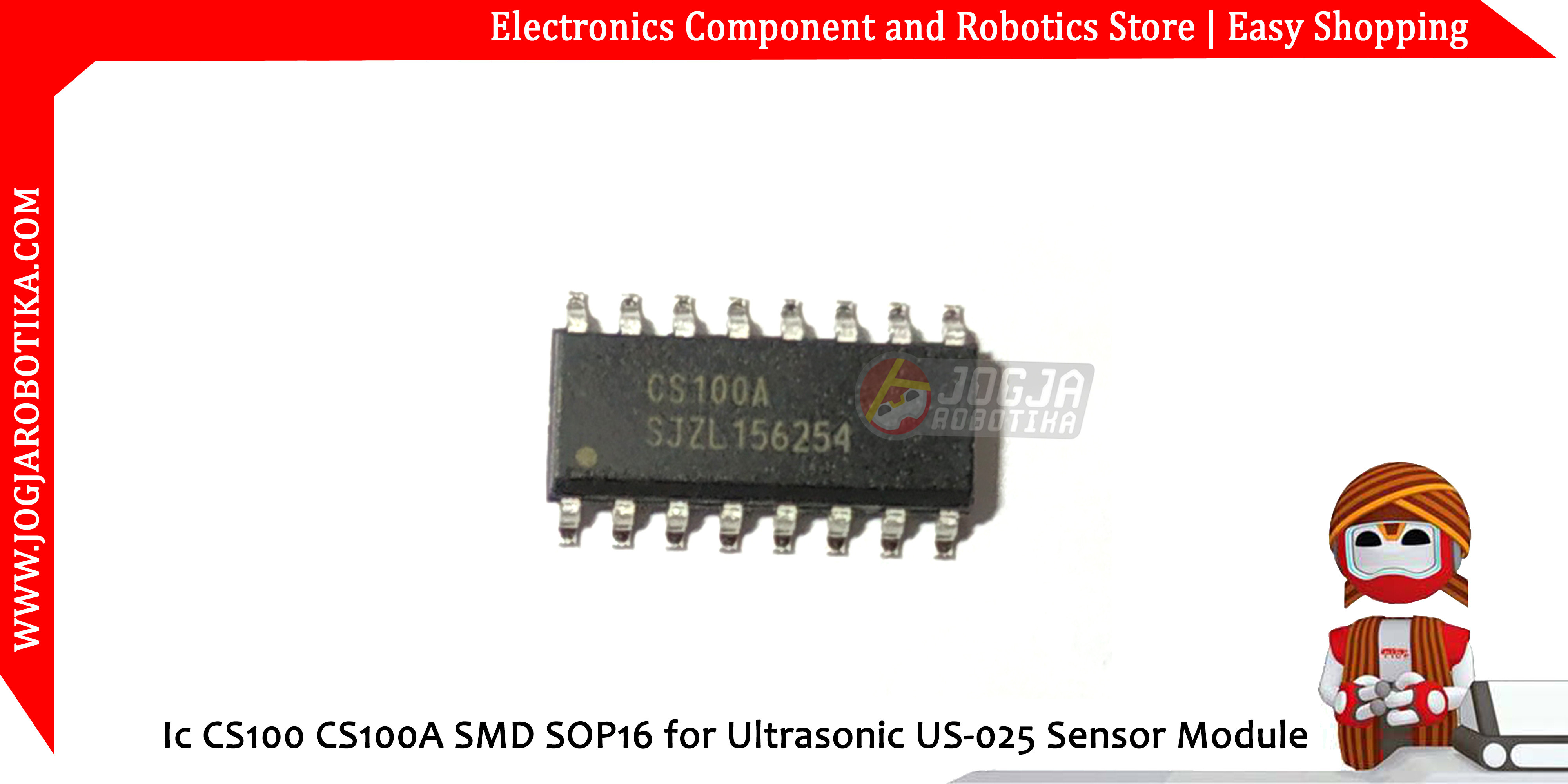 Ic CS100 CS100A SMD SOP16 for Ultrasonic US-025 Sensor Module - Toko ...
