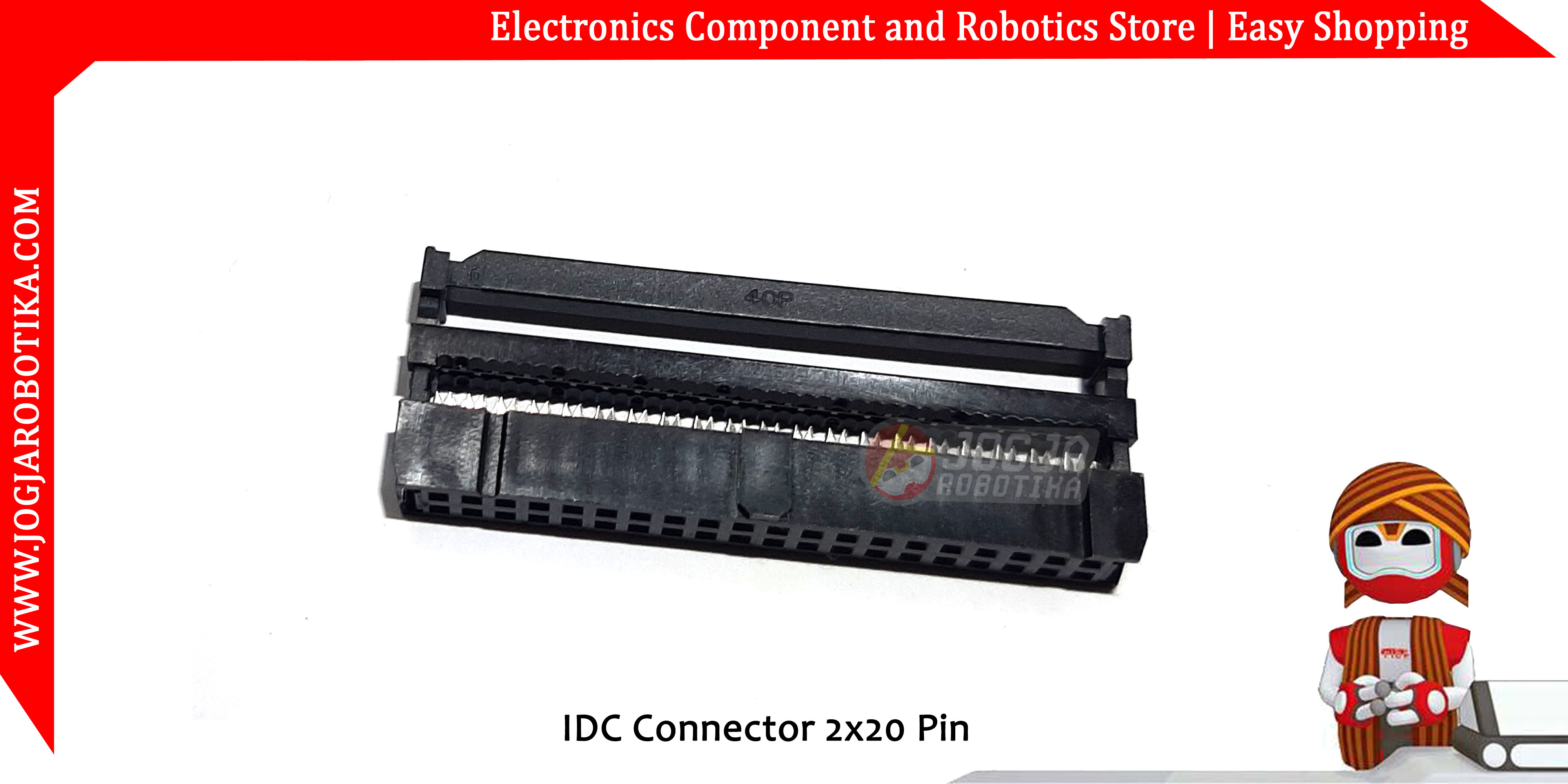 IDC Connector 2x20 Pin - Toko Komponen Elektronik , Listrik , LED dan ...
